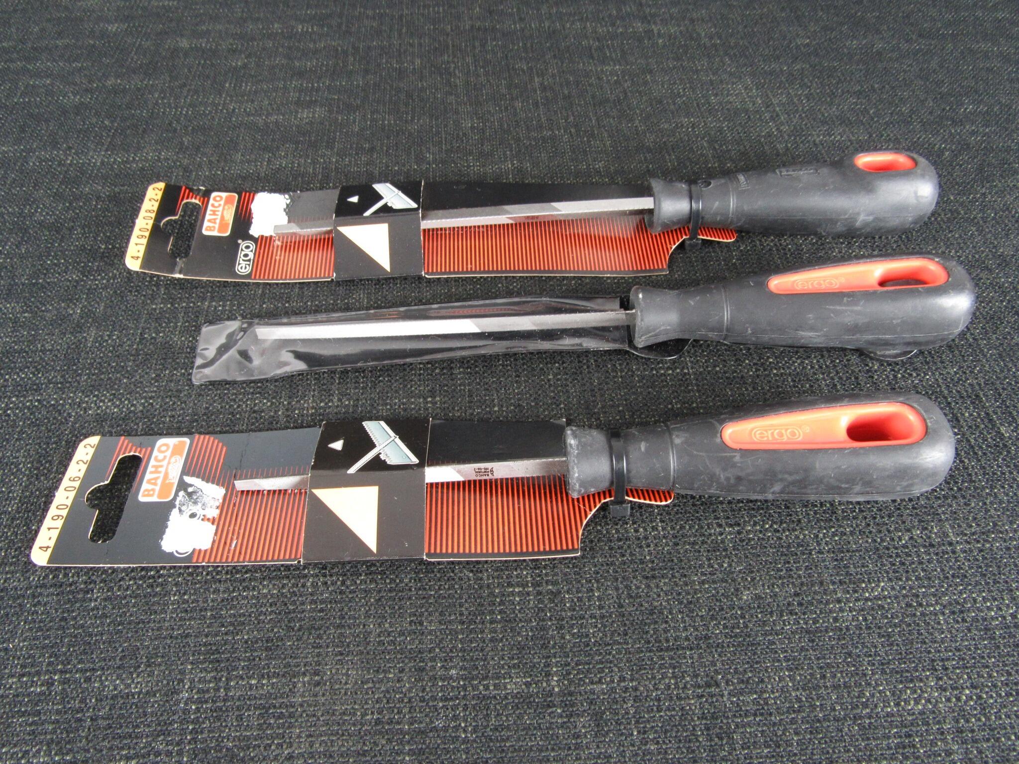 3 Unused BAHCO Saw Sharpening Files *SOLD*