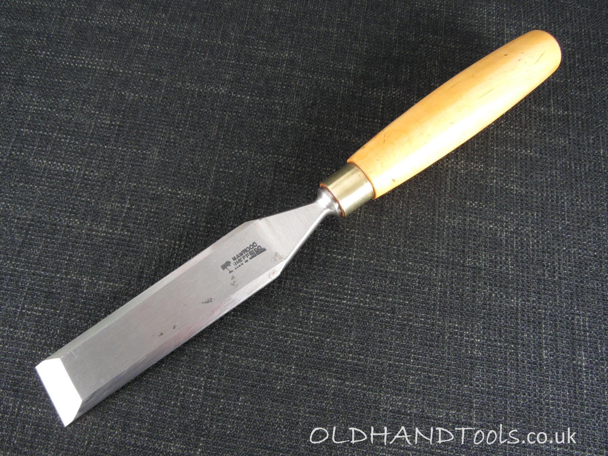 1 1/4 inch MAWHOOD Bevel Edge Chisel with Boxwood Handle