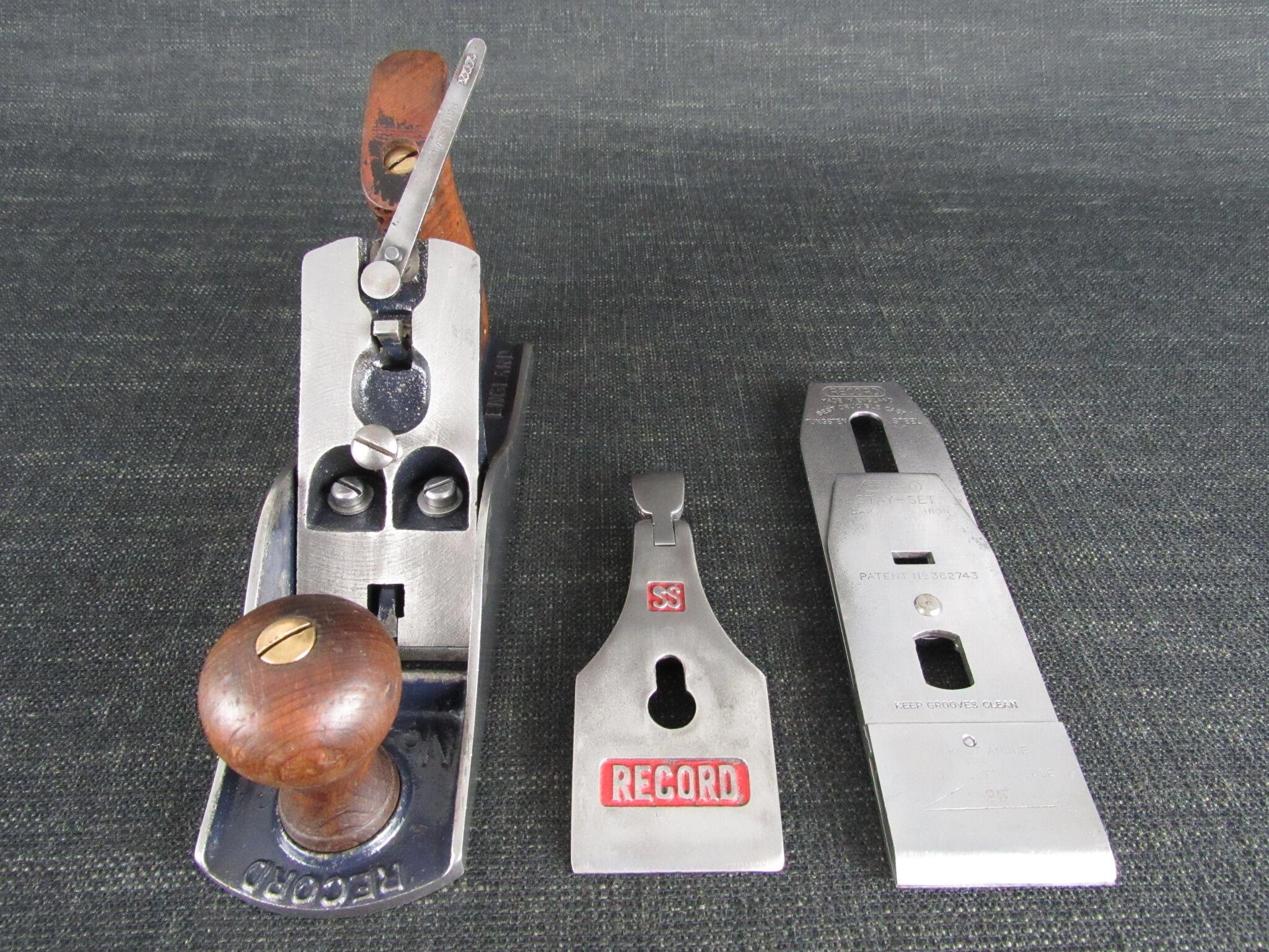 War Finish RECORD 04 SS Stay Set Smoothing Plane *SOLD*