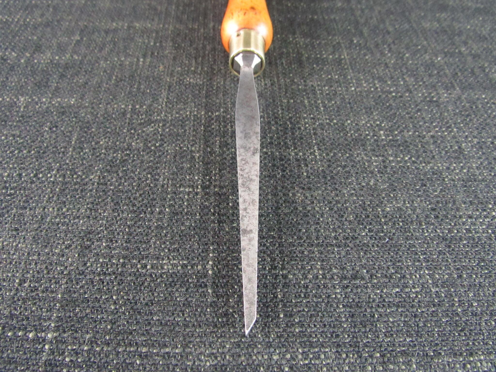 3/32 inch Narrow Sash Mortice Chisel with London Pattern Boxwood Handle ...