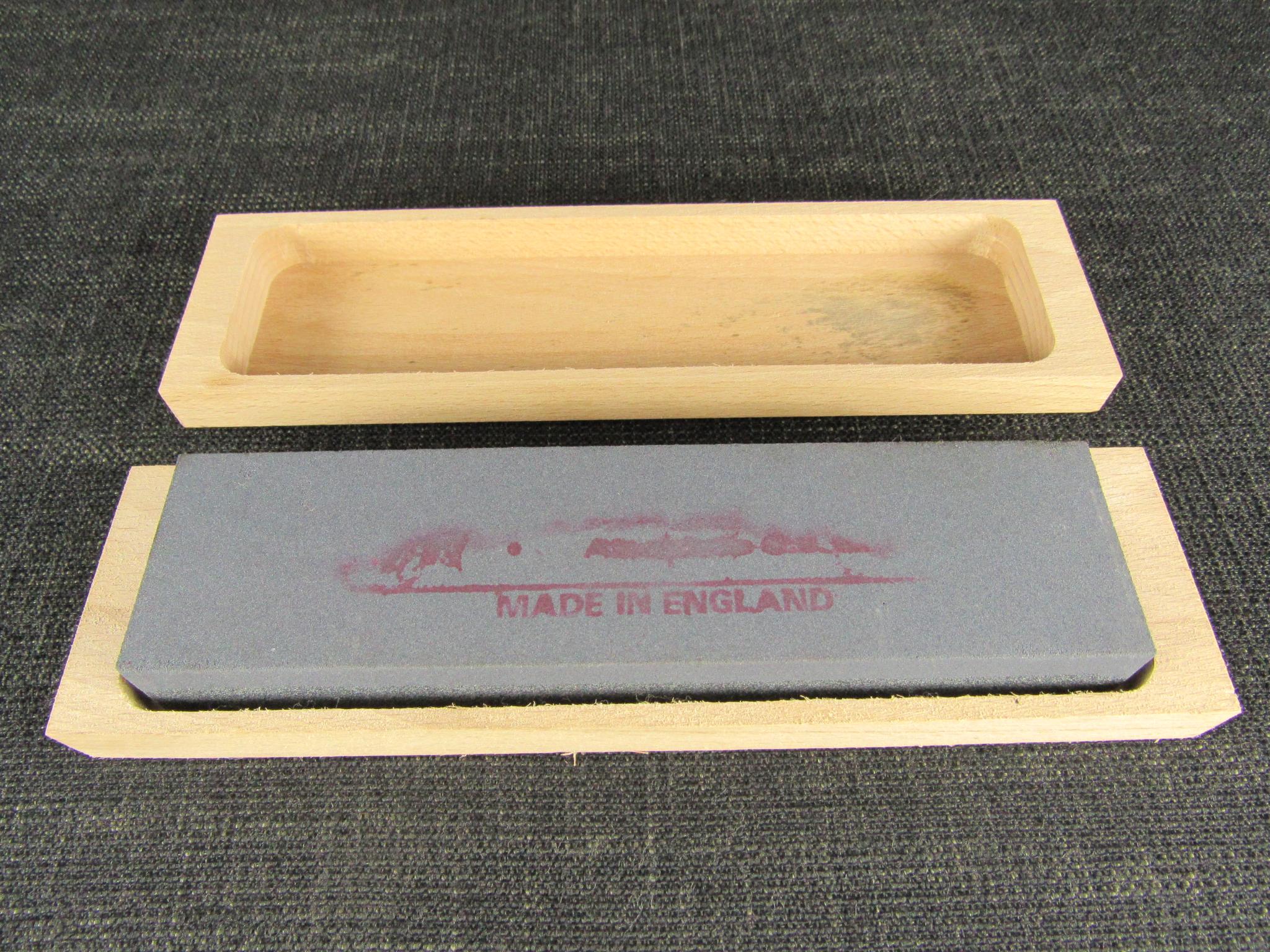 CARBORUNDUM Combination Oilstone in Wooden Box *SOLD*