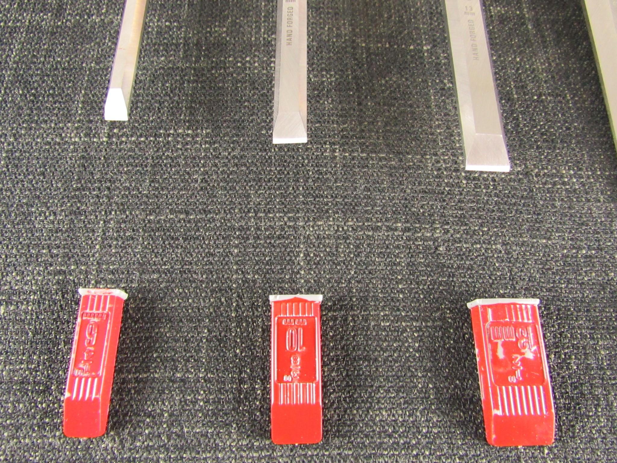Boxed Set of 6 RECORD MARPLES Splitproof Bevel Edge Chisels - Hand ...