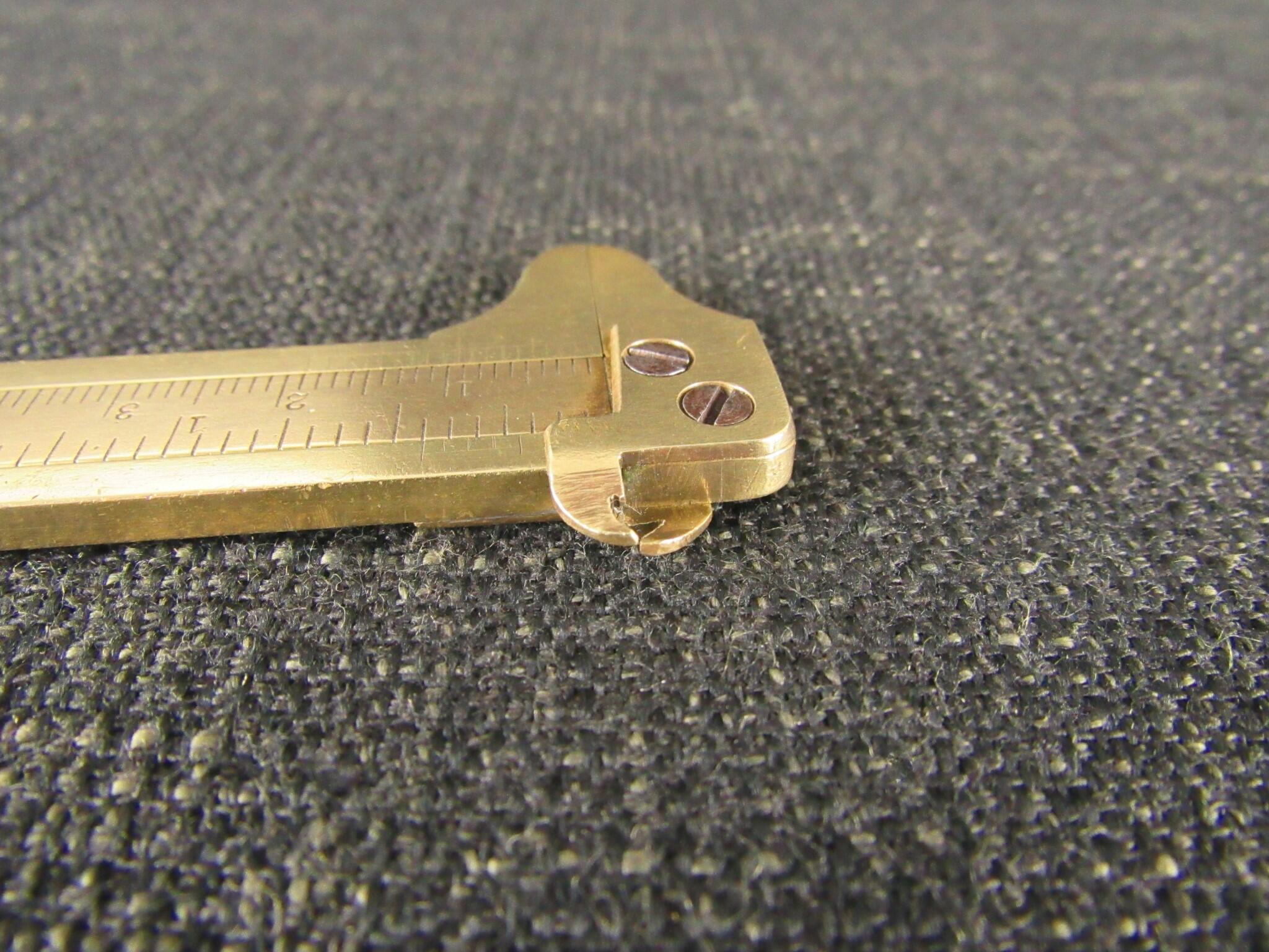 Small Brass Inside Outside Calipers *SOLD*