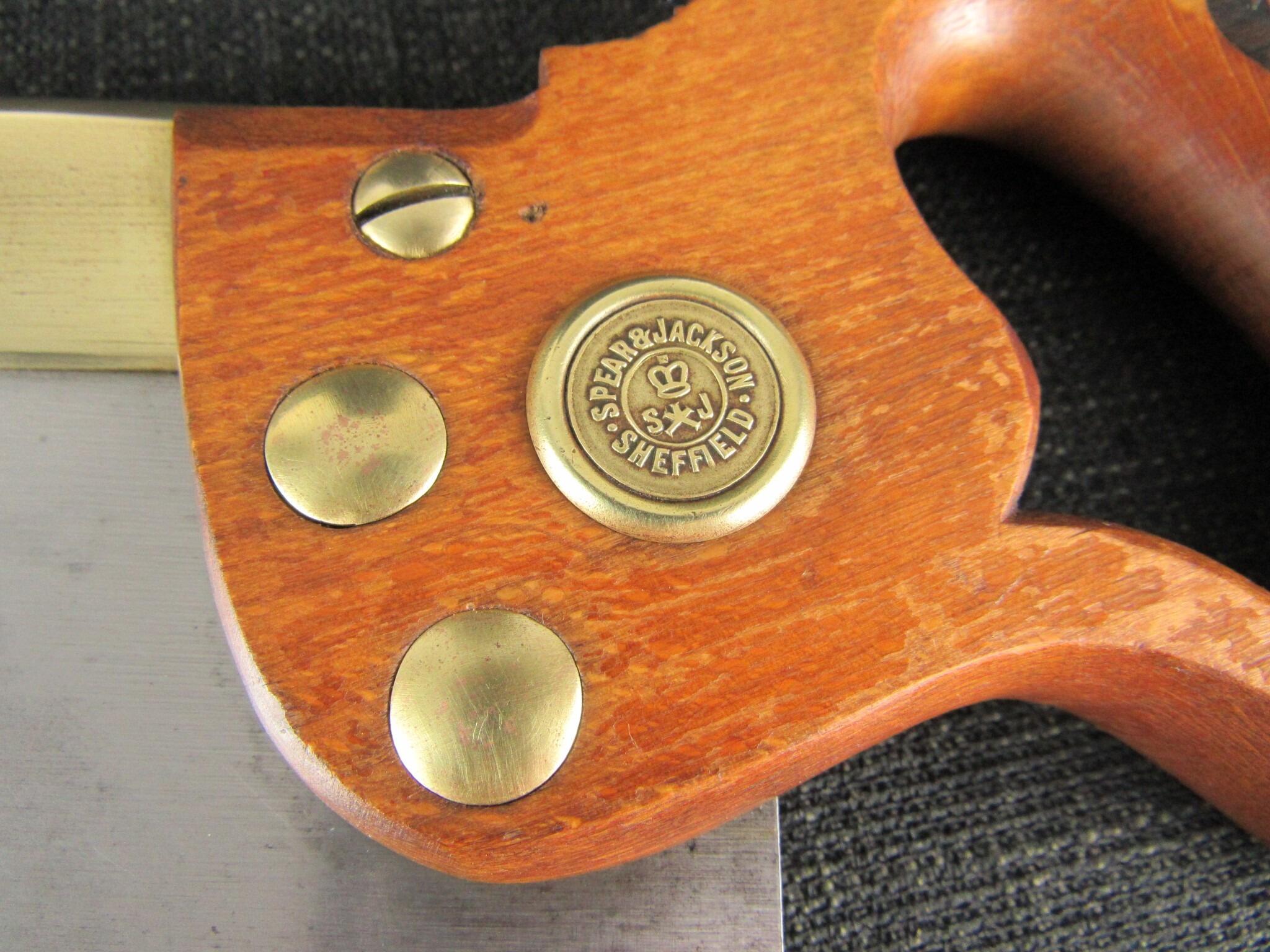 SPEAR & JACKSON No 52 Brass Back Saw - 14 inch *SOLD*