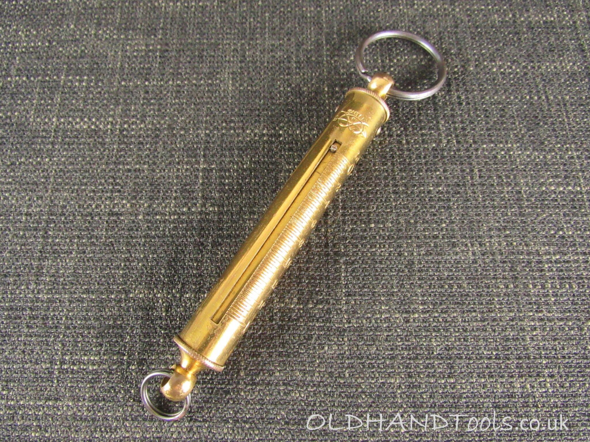 Small 1lb SALTER Brass Spring Balance Scale