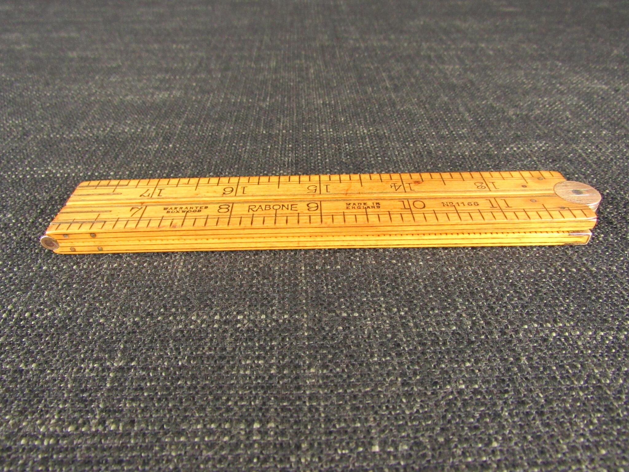 RABONE 1166 Boxwood Rule - 2 foot 4 fold *SOLD*