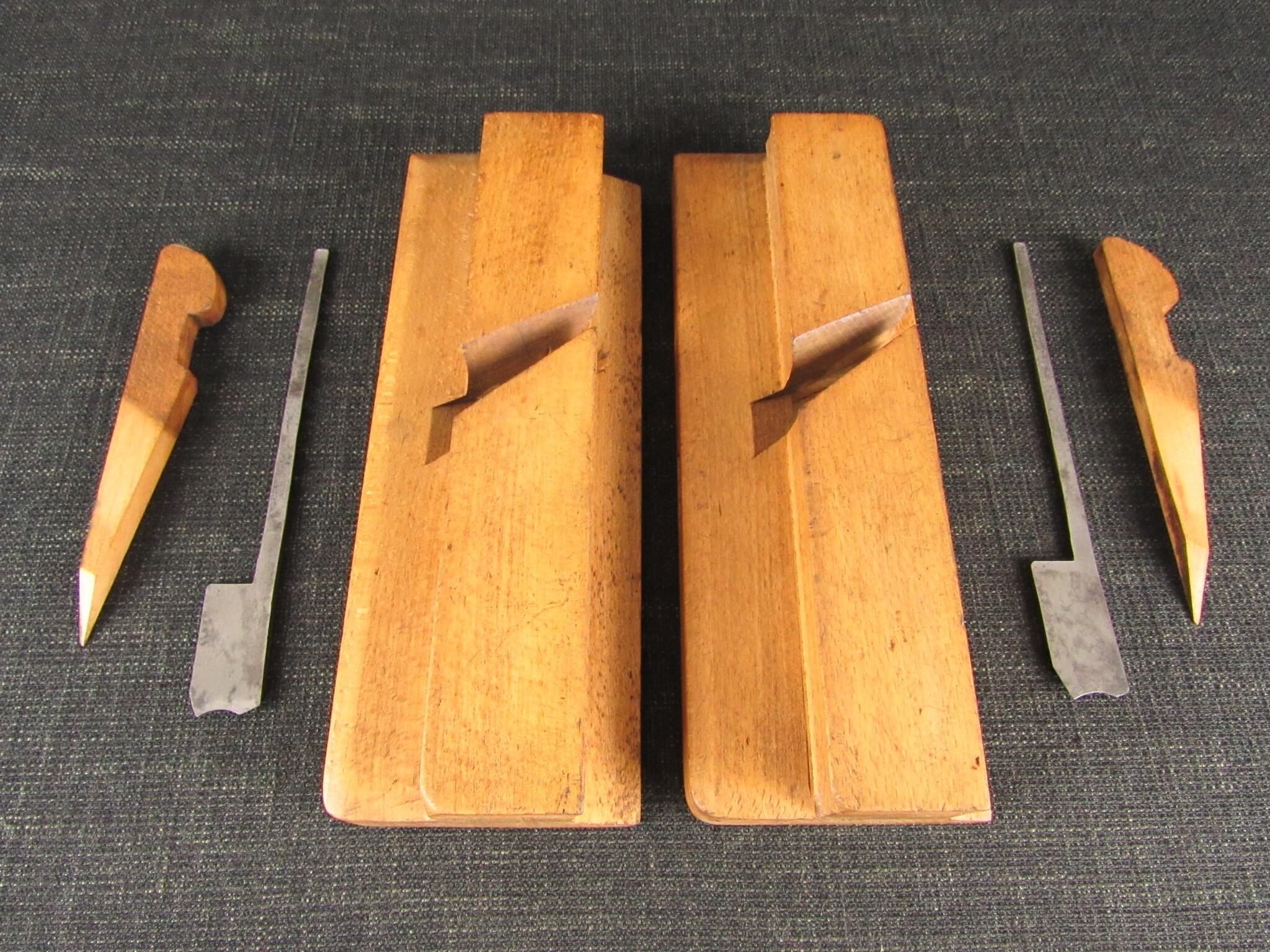 Pair of MATHIESON Sash Window Moulding Planes - 5/8 Ovolo *SOLD*