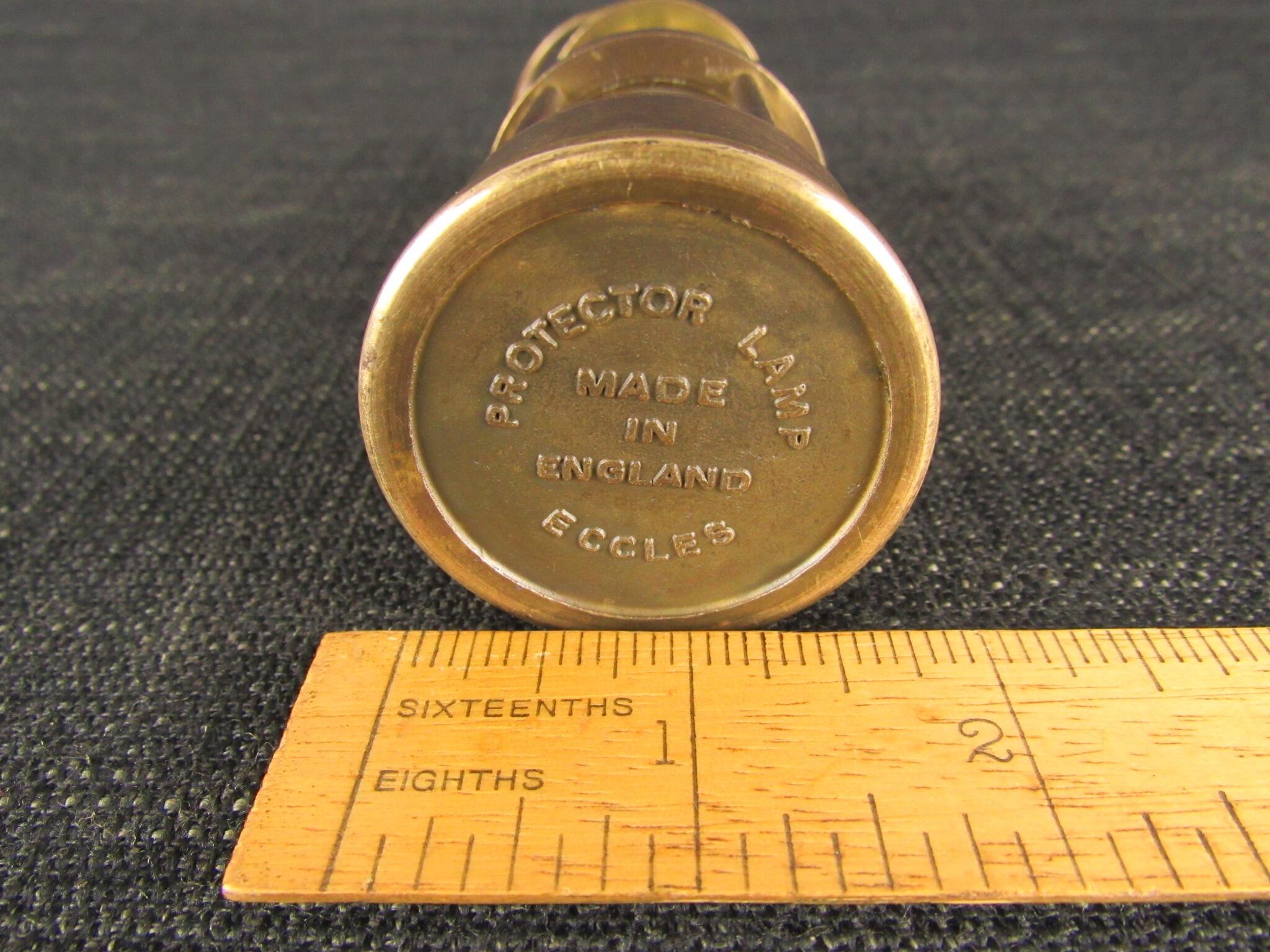 Miniature ECCLES Protector Lamp - Miners Lamp *SOLD*