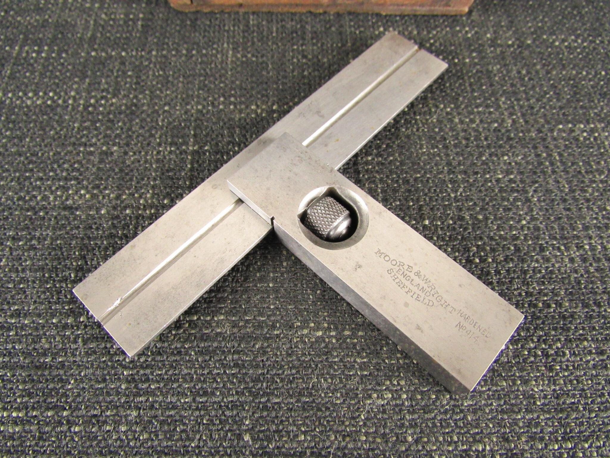 MOORE & WRIGHT 414 Adjustable Square *SOLD*