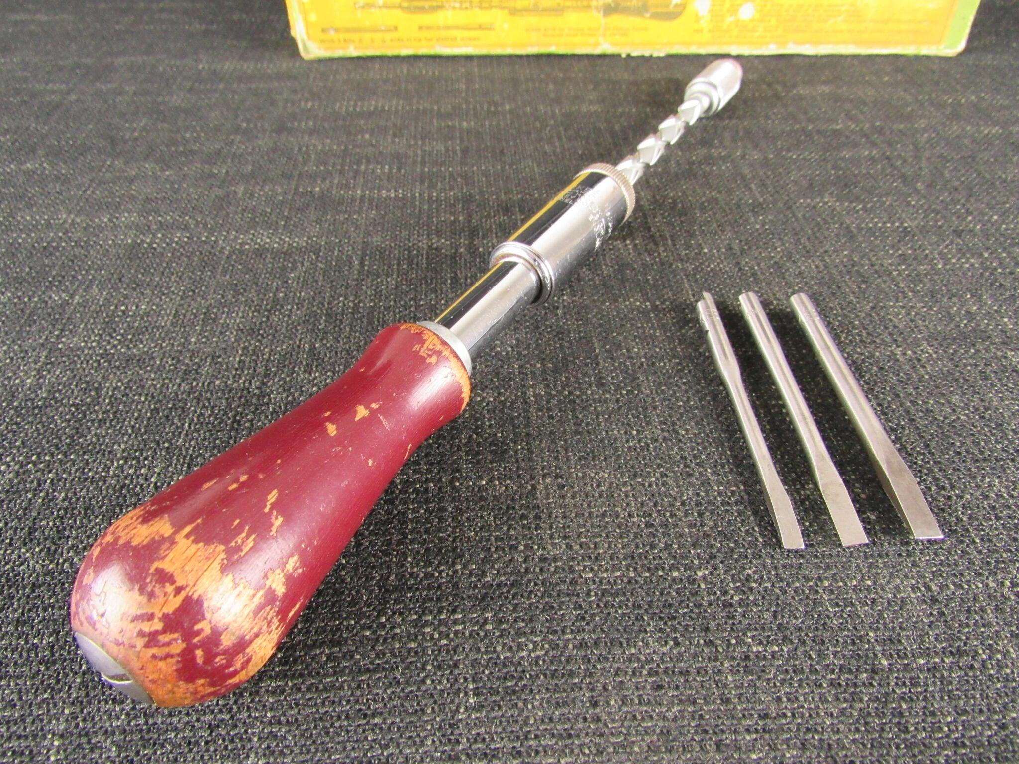 STANLEY Yankee 135A Spiral Ratchet Screwdriver + Bits *SOLD*