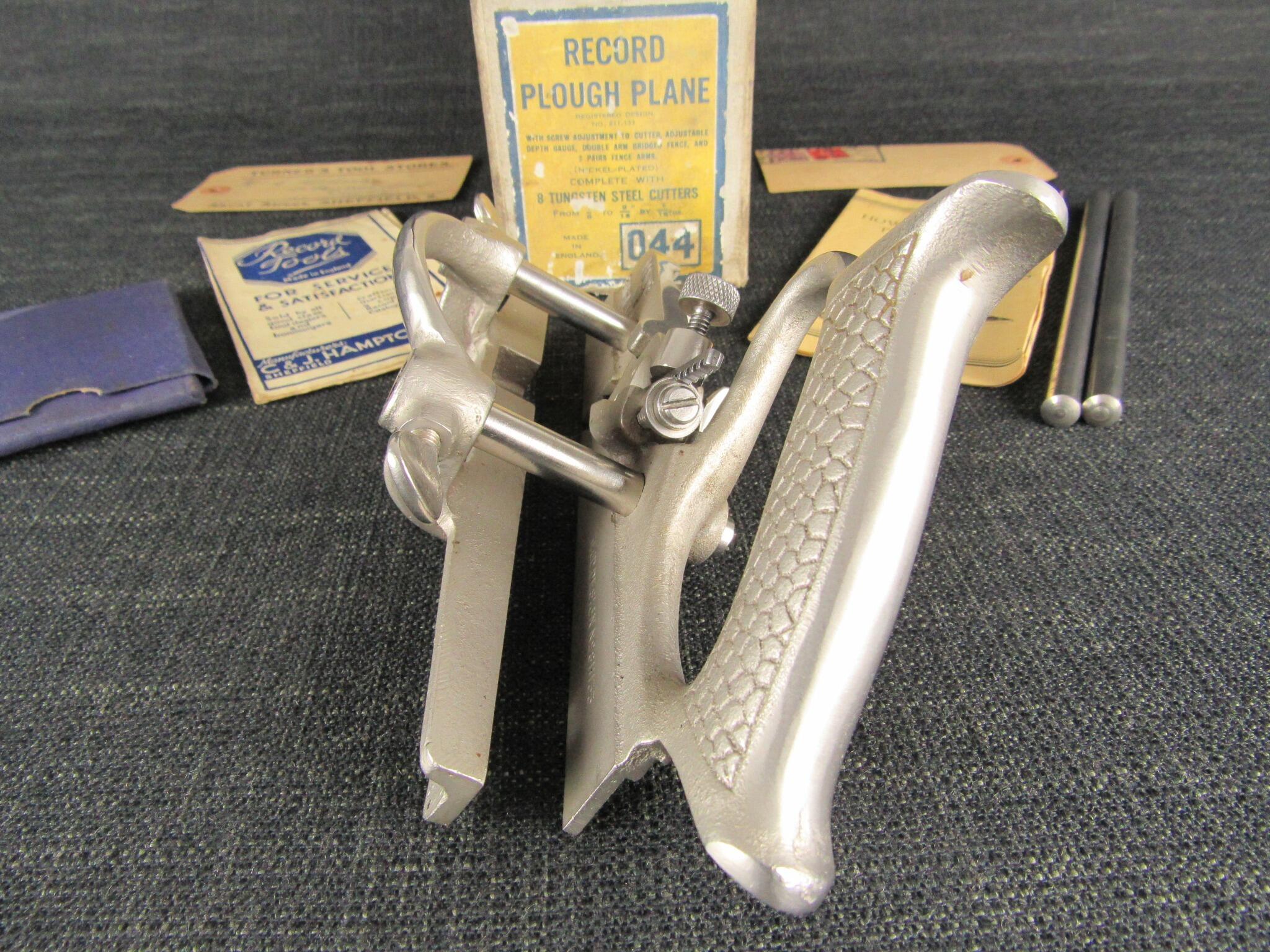 Early RECORD 044 Plough Plane & Ephemera *SOLD*