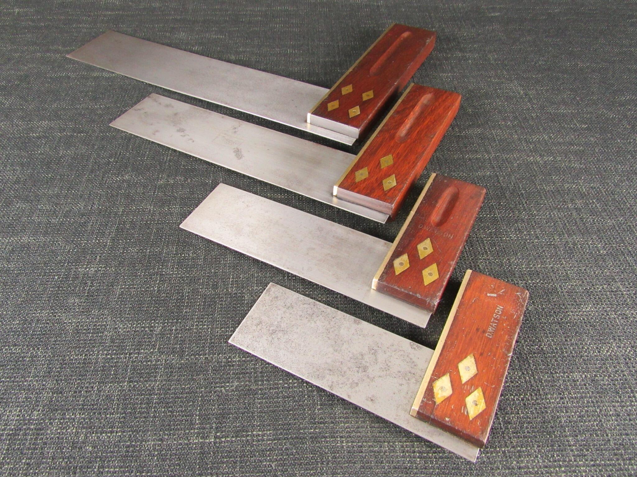 Graduated Set of 4 MARPLES Try Squares *SOLD*