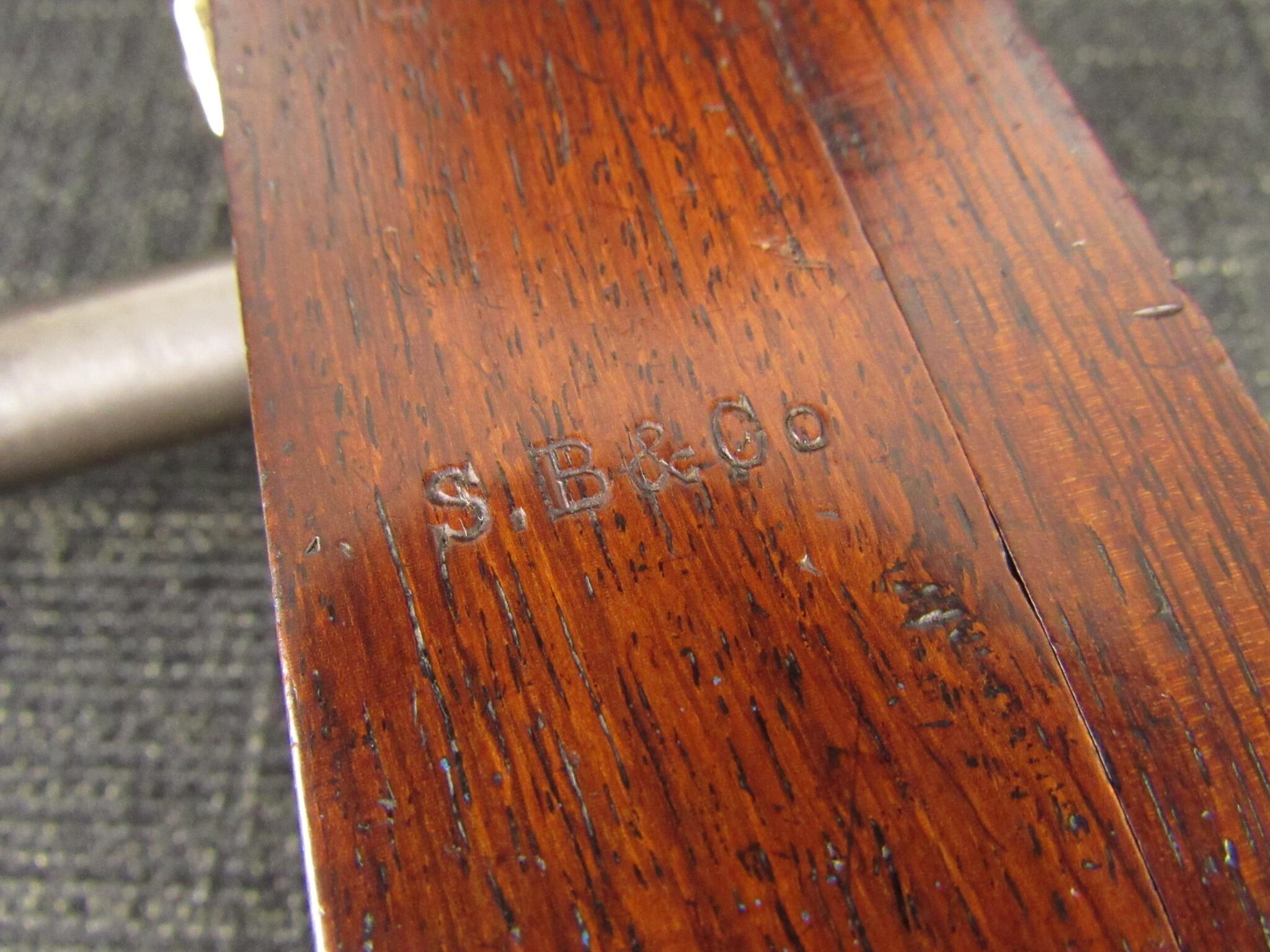 Rosewood Screw Box & Tap by BARBER - 1 inch *SOLD*