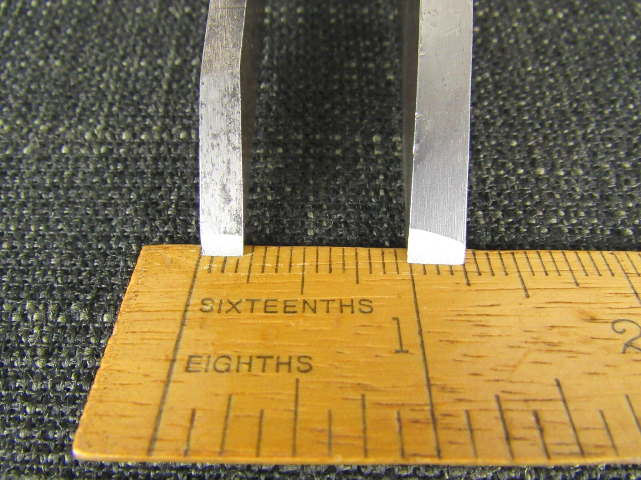 Pair of WARD Mortice Chisels - 3/16 & 1/4 inch - Pig Stickers *SOLD*