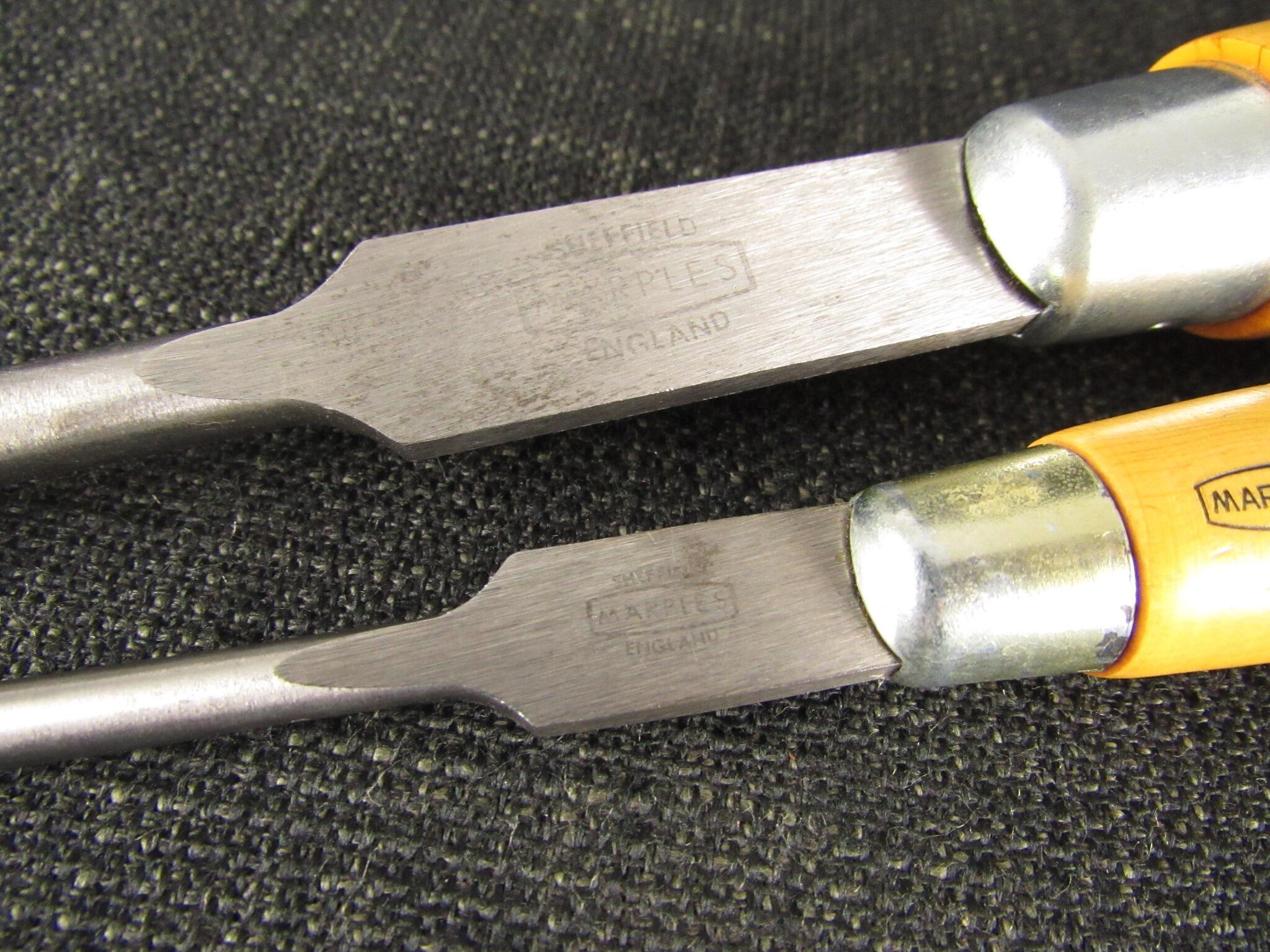 Pair of MARPLES Boxwood Handled Cabinet Screwdrivers - Unused *SOLD*
