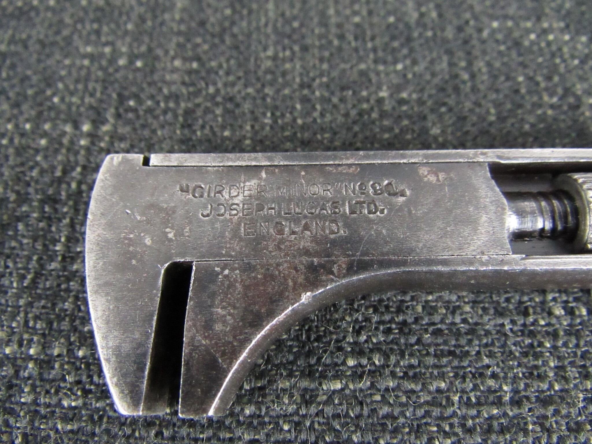 JOSEPH LUCAS Girder Minor No 90 Small Adjustable Spanner Wrench *SOLD*