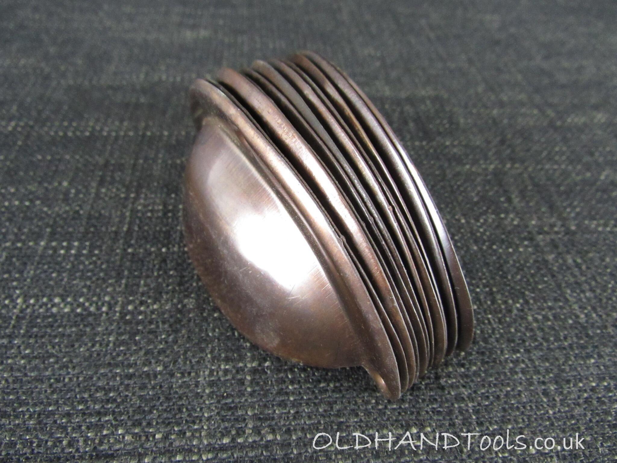 11 Rolled Edge Cup Handle Drawer Pulls