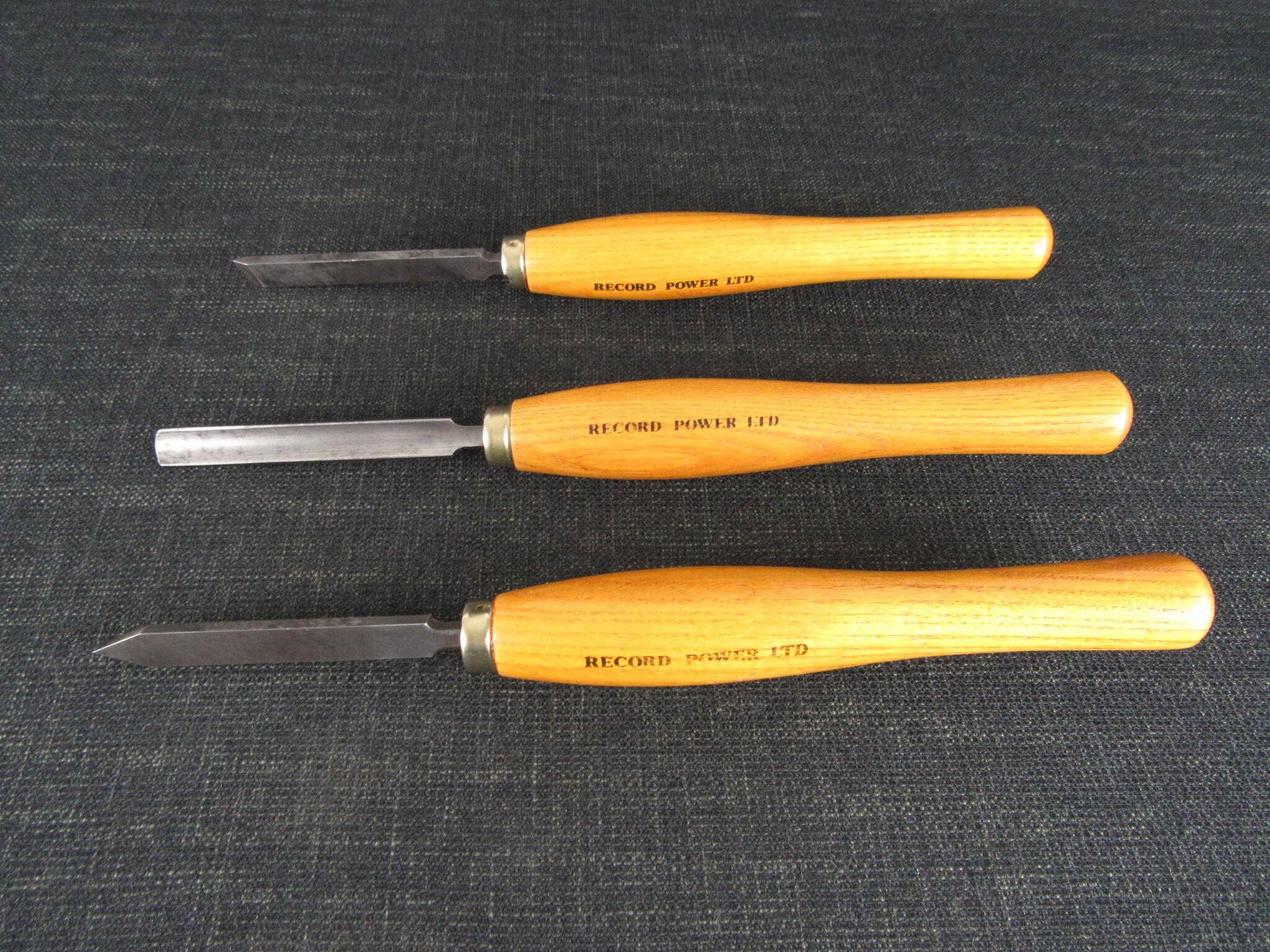3 RECORD POWER Turning Tools *SOLD*