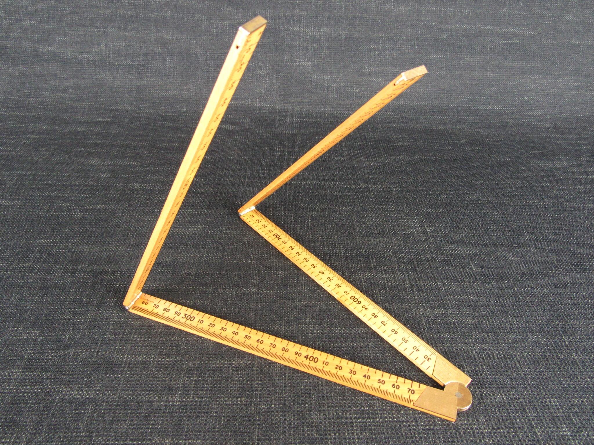 Patent RABONE CHESTERMAN 1162 Imperial & Metric Boxwood Rule - 3ft - 1 ...