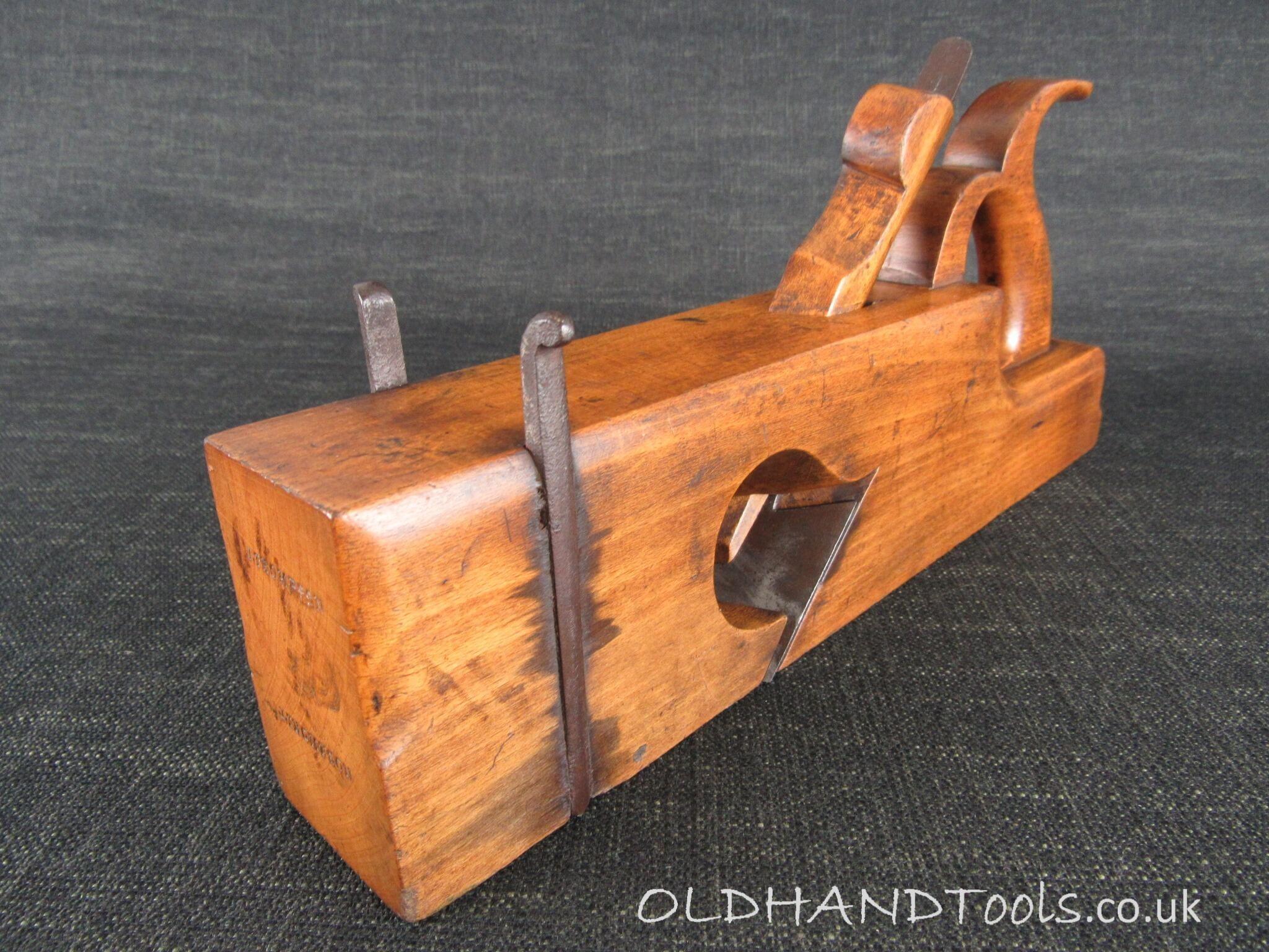 Impressive Large Handled Wooden Skew Rebate Plane *SOLD*