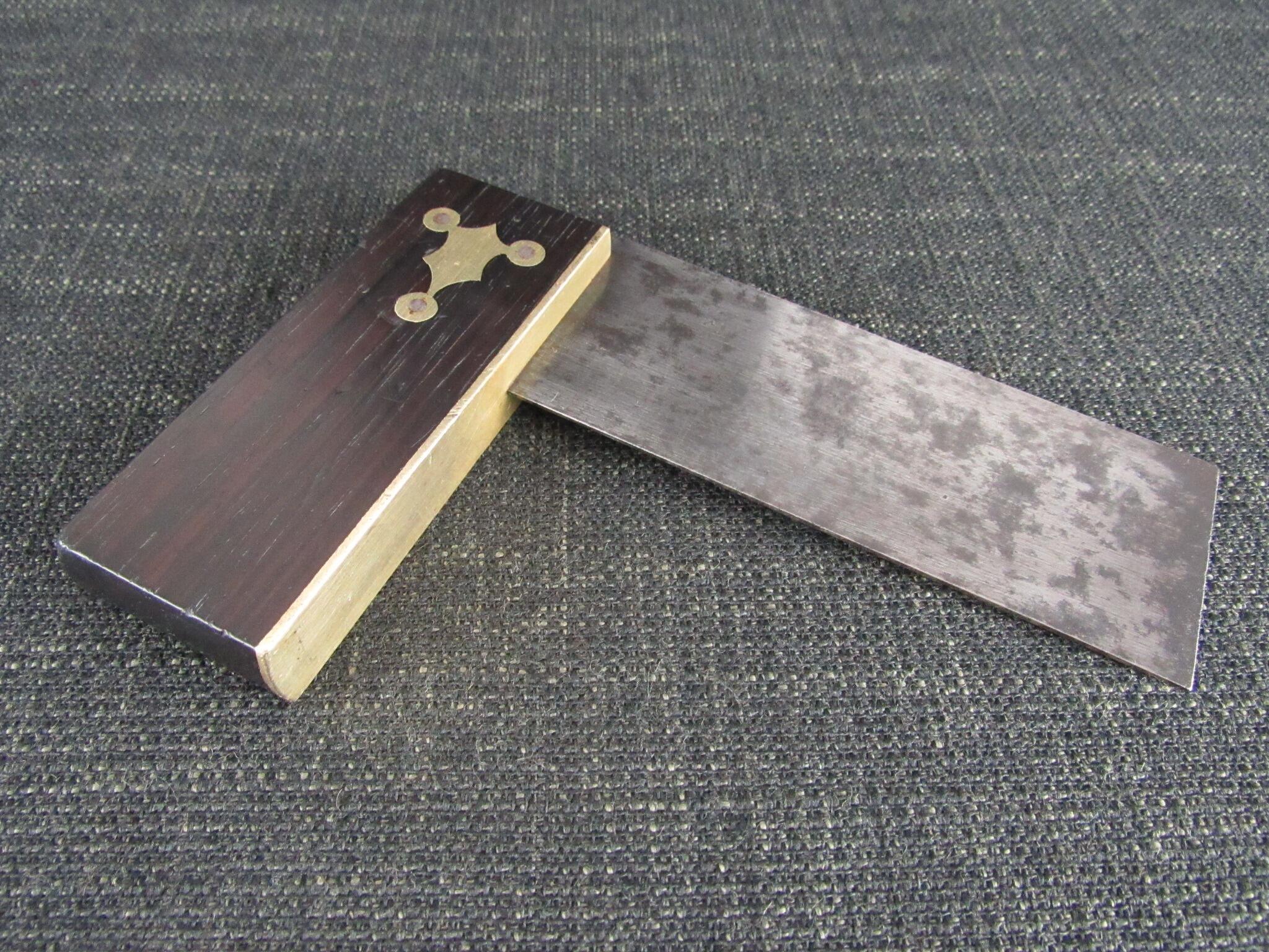 WHEATCROFT & SONS Rosewood Try Square *SOLD*