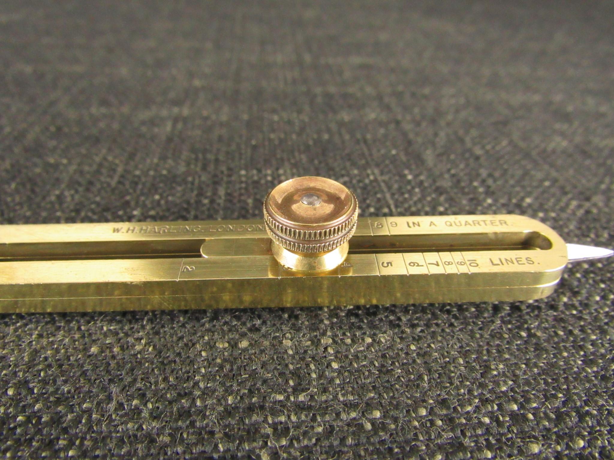 W H HARLING Proportional Dividers *SOLD*