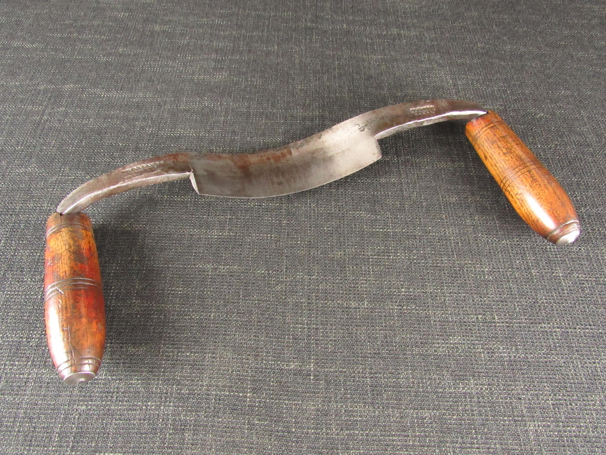 WILLIAM GREAVES Coopers Drawknife or Hollowing Knife *SOLD*