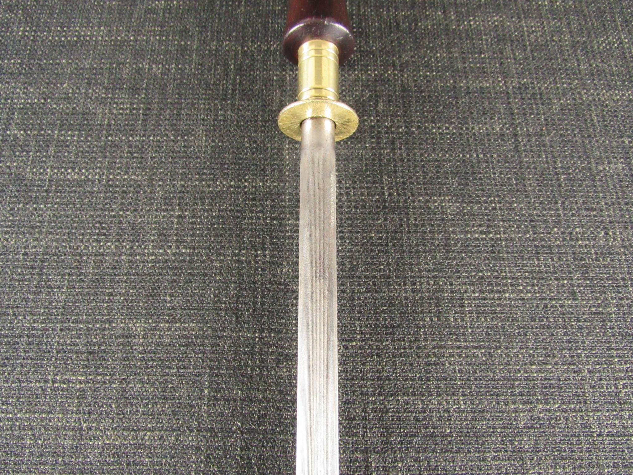 Vintage Sheffield Sharpening Steel with Rosewood Handle *SOLD*