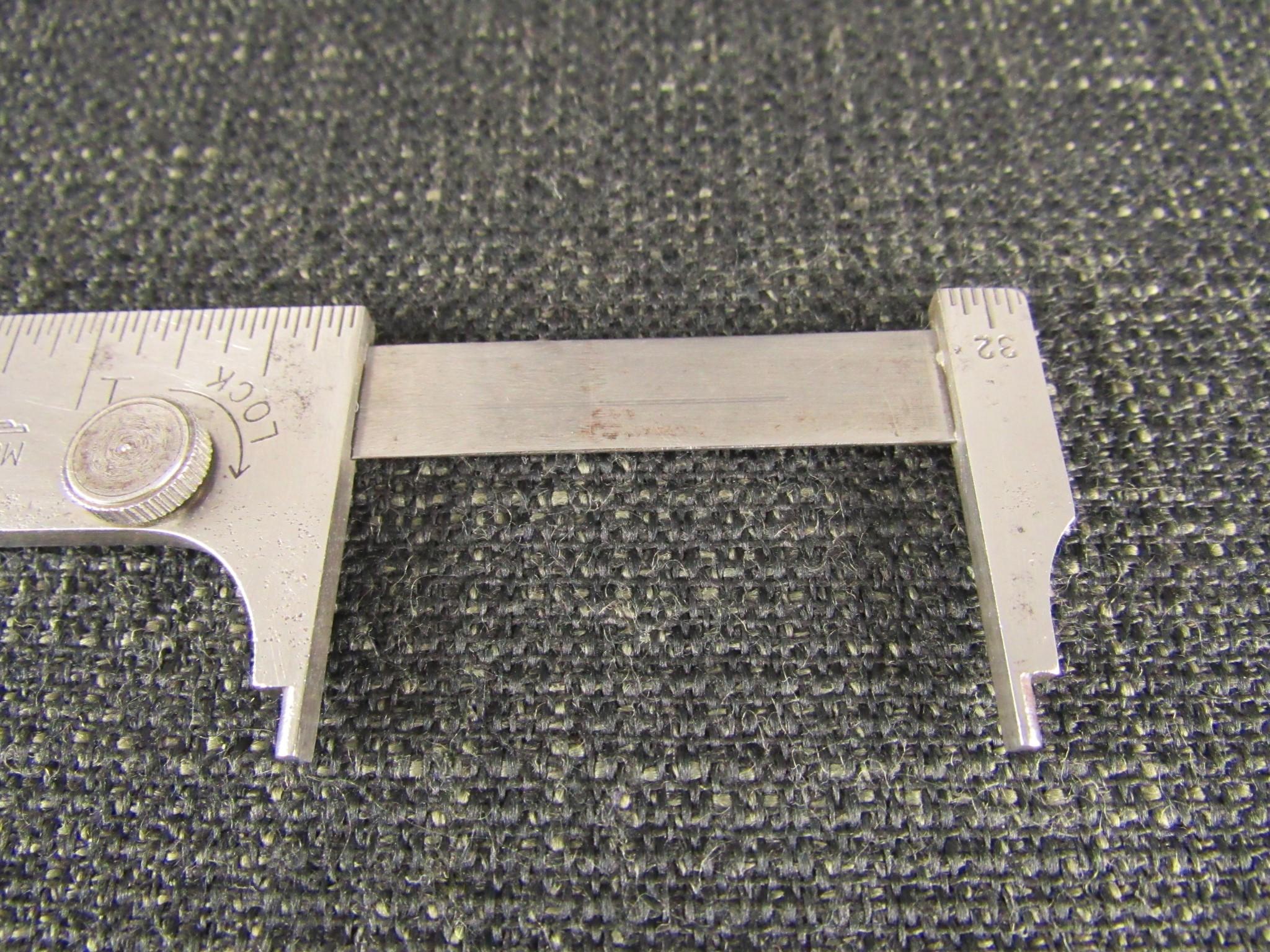 Small Vernier Caliper by McGRATH of ST PAUL USA *SOLD*