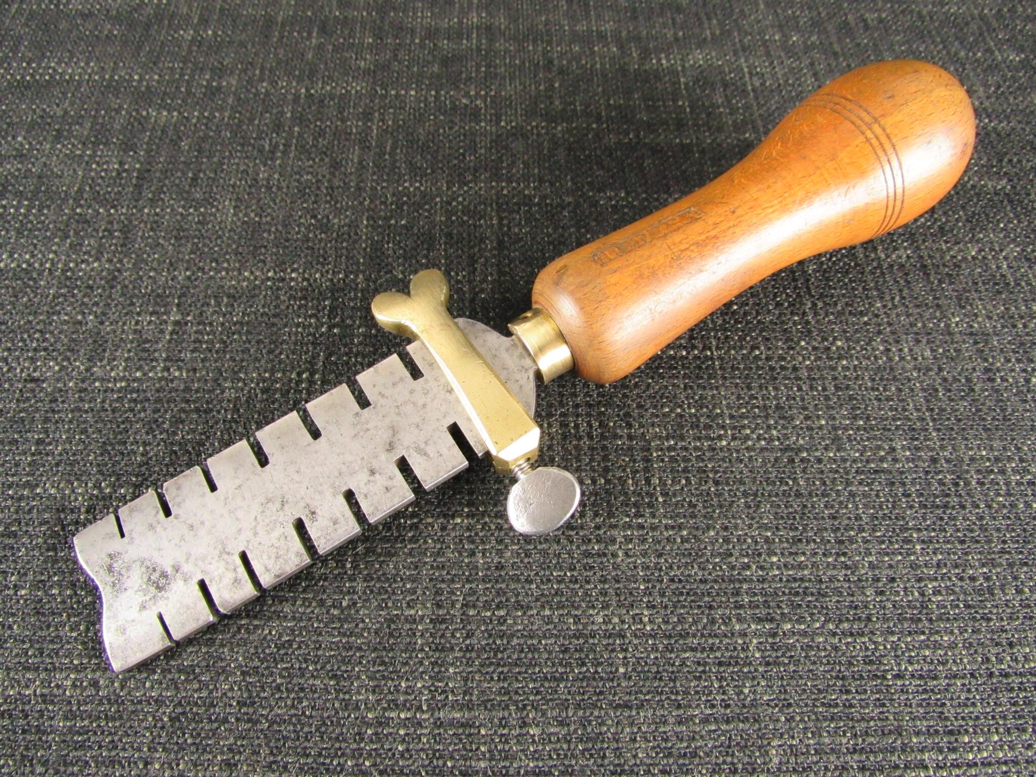 Vintage Gate Type Saw Set with Brass Gauge *SOLD*