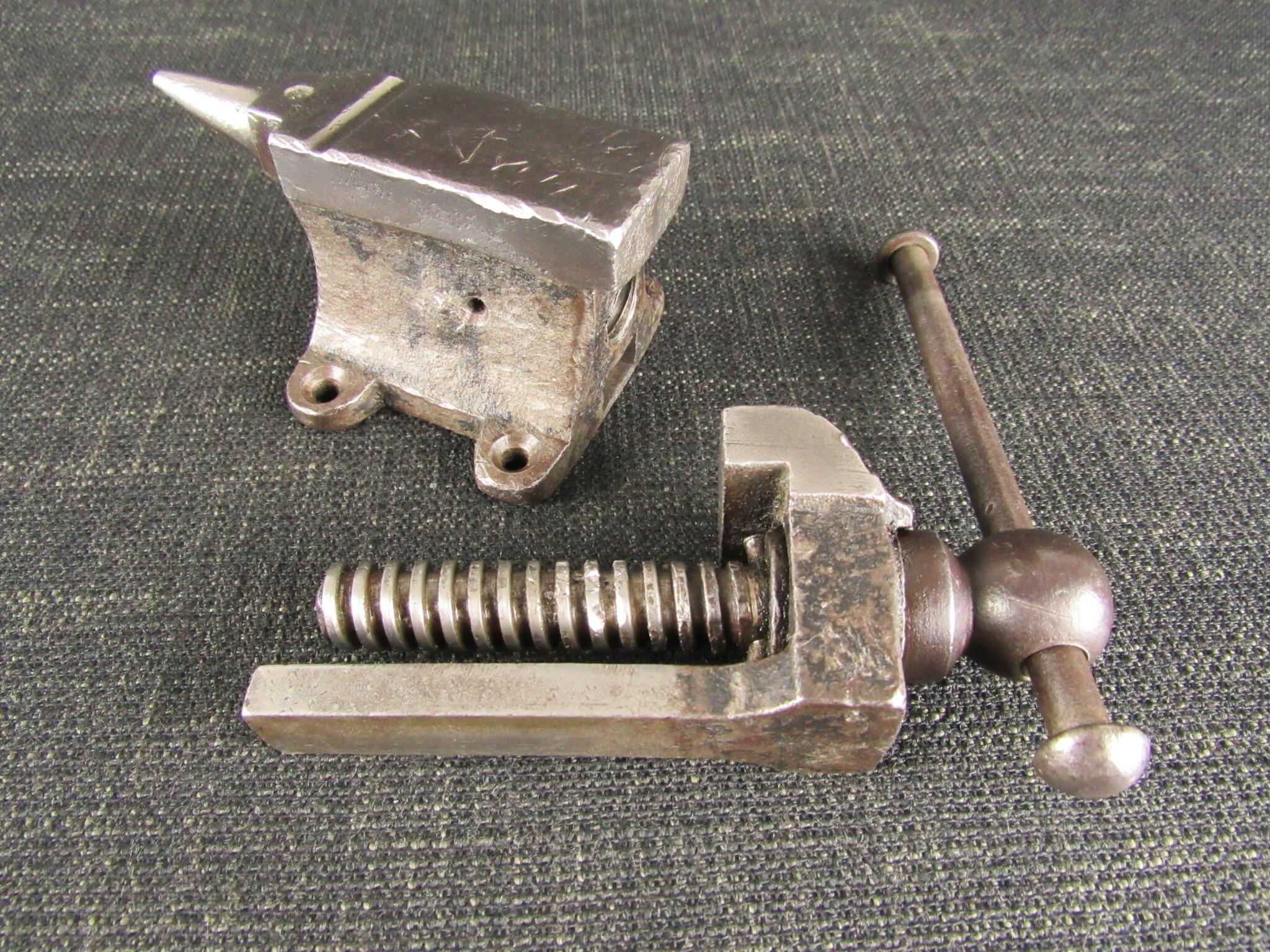 Small Combination Anvil with Vice *SOLD*