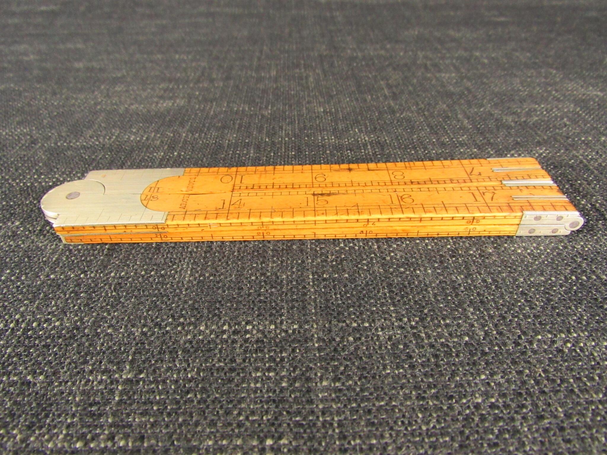 PRESTON Boxwood Architects Rule with German Silver Mounts - 2 foot 4 ...