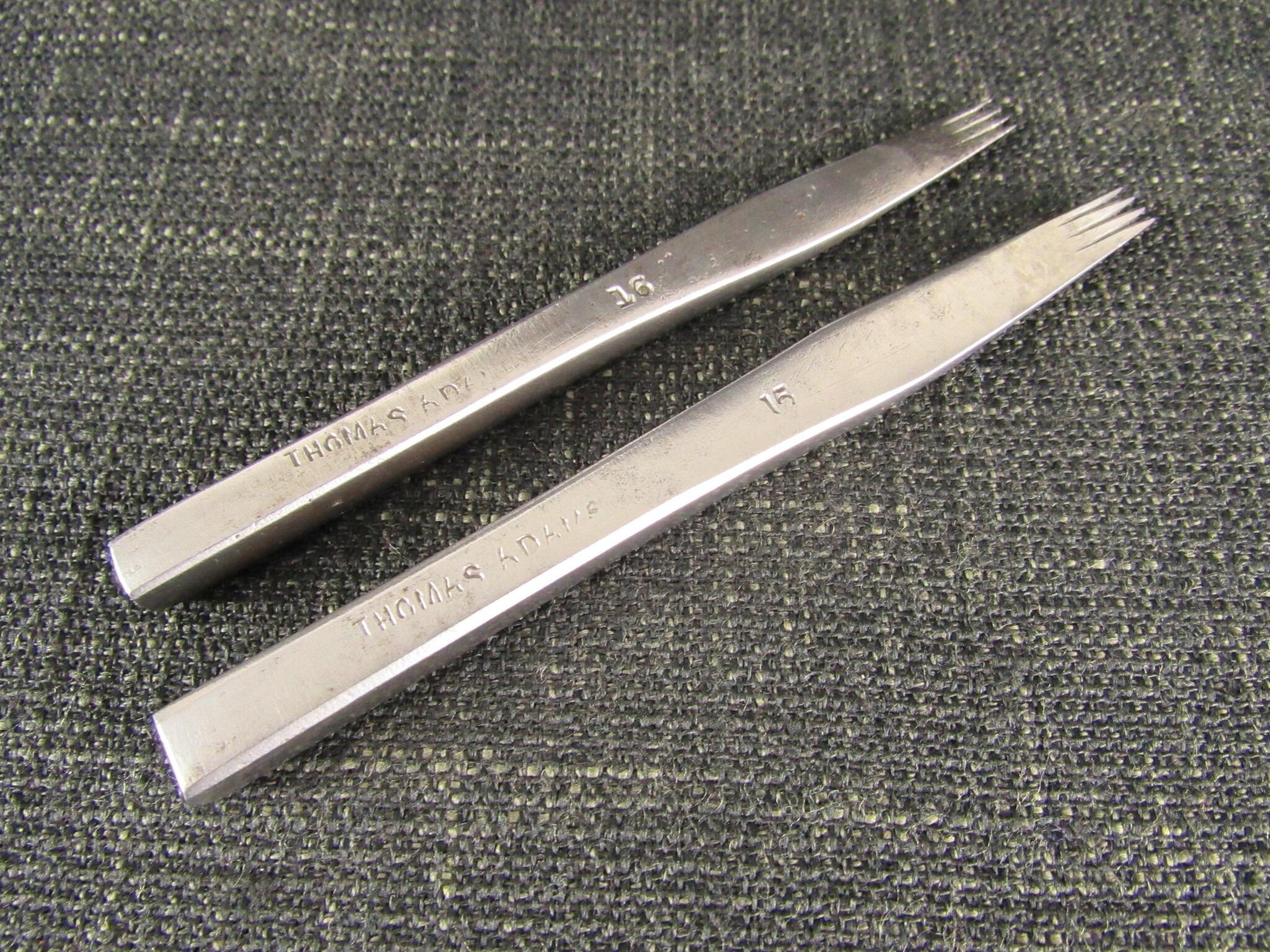 THOMAS ADAMS Pricking Iron Punches - Nos.15 & 16 *SOLD*