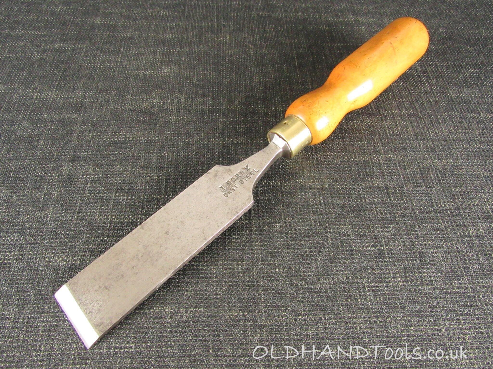 Large SORBY Chisel with Boxwood Handle - 1 1/2 inch *SOLD*