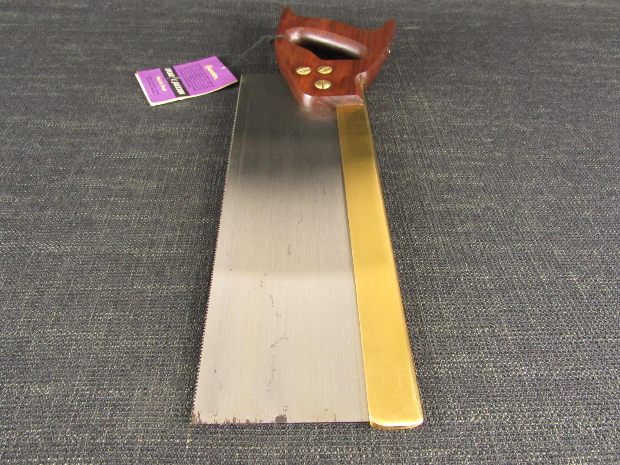 SPEAR & JACKSON Double Century Brass Back Saw - 12 inch *SOLD*