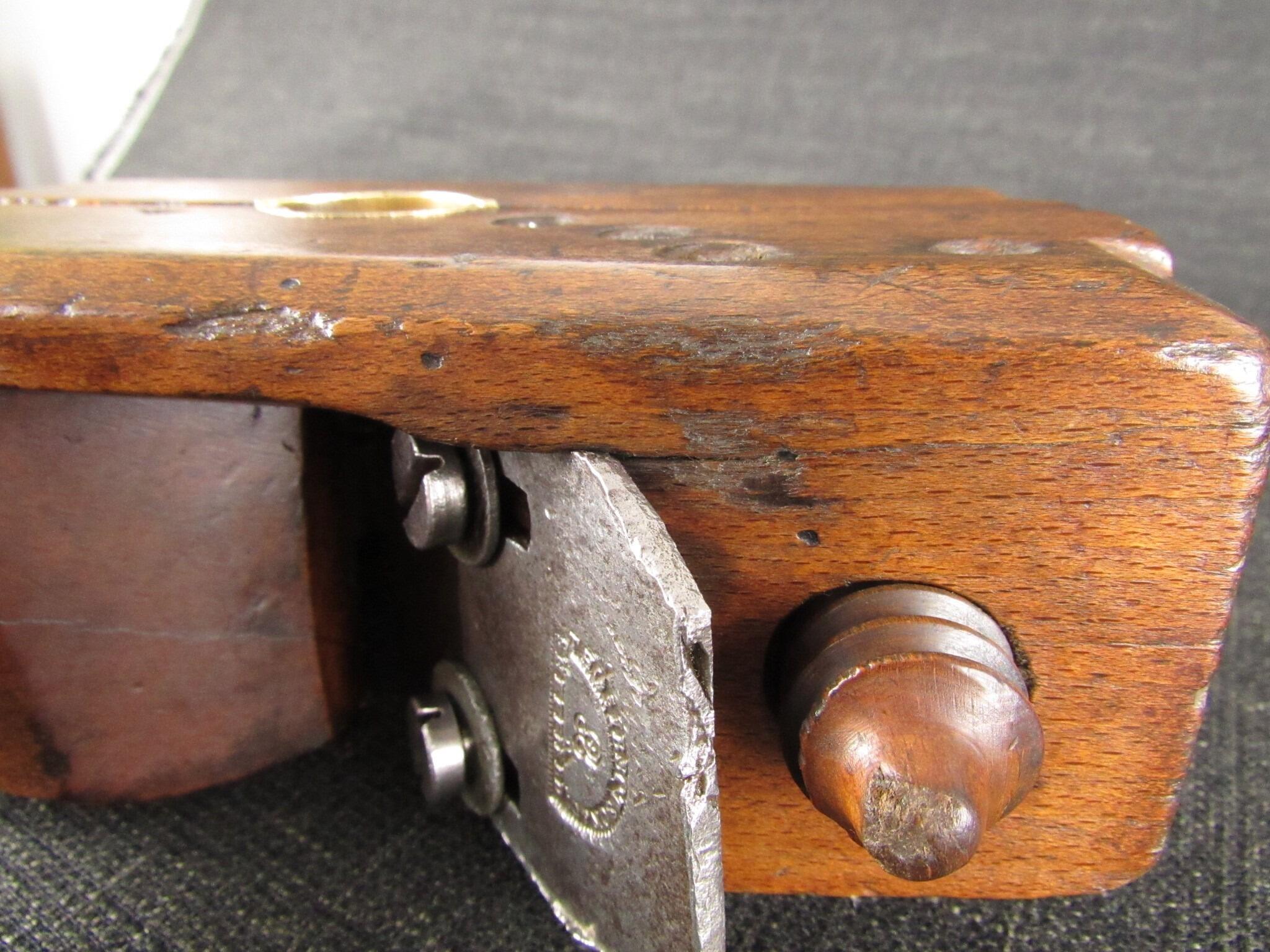 KING & PEACH Adjustable Wooden Rounder Plane - Stail Engine *SOLD*