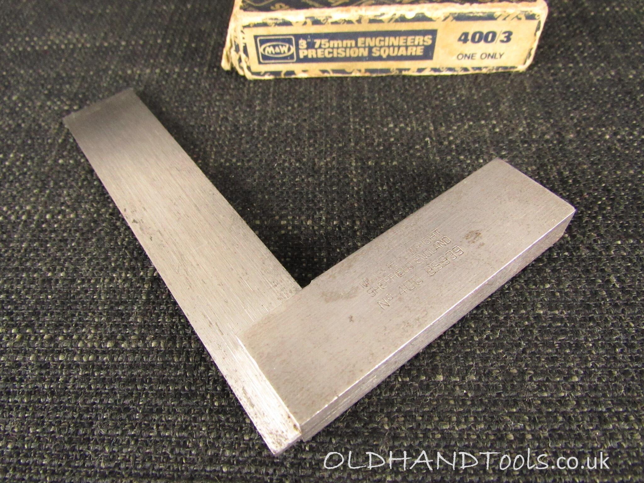MOORE & WRIGHT 400 Precision Square - 3 inch *SOLD*