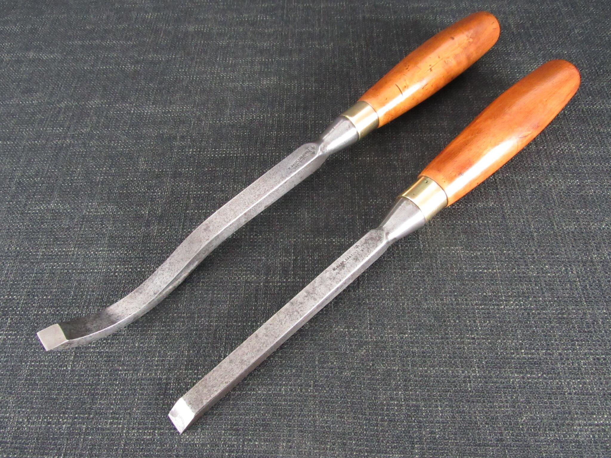 Pair of 1/2 inch MARPLES Mortice & Lock Mortice Chisels