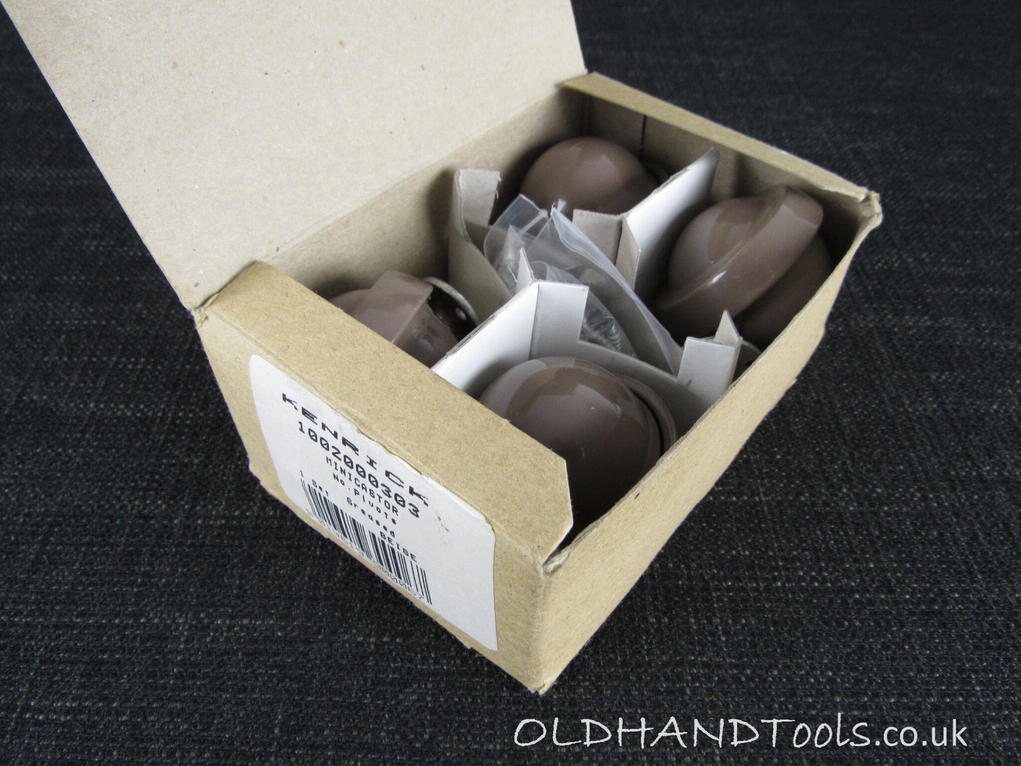 Set of 4 Vintage KENRICK SHEPHERD Mini Castors - 2 inch