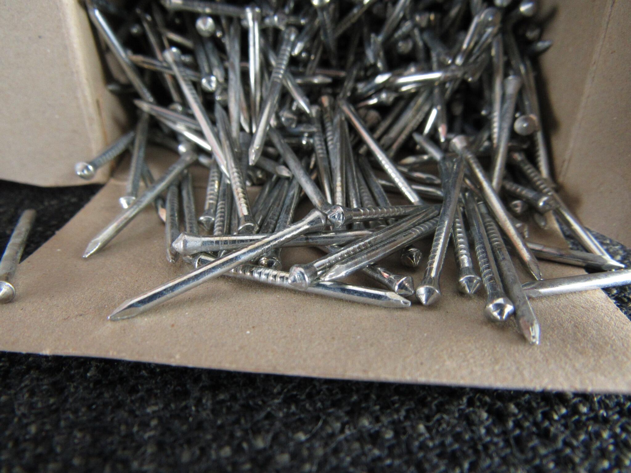2 x 500g Boxes of STILETTO Hardboard Panel Pins - 13mm & 25mm