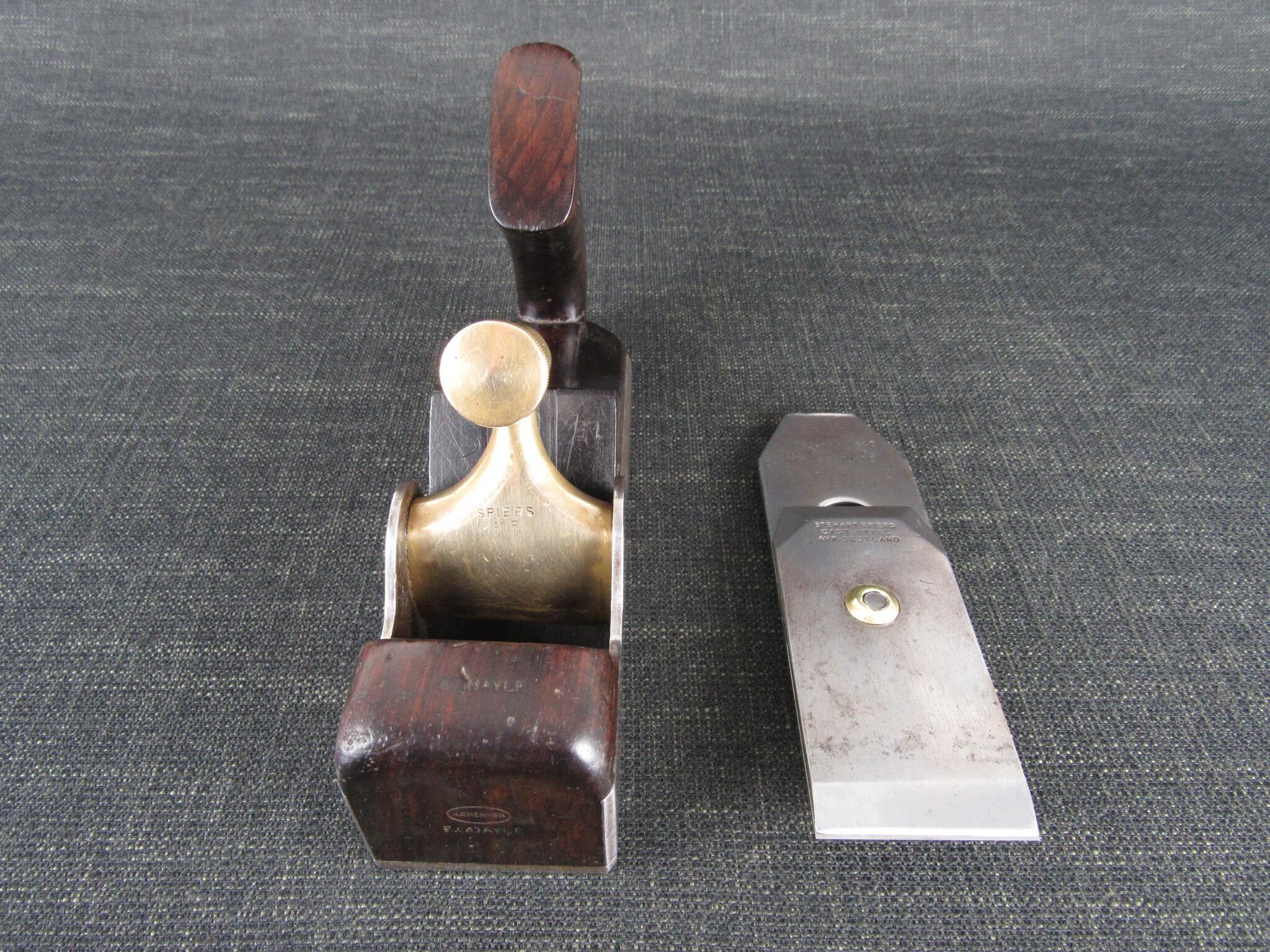 SPIERS Dovetailed Smoothing Plane with Parallel Sides *SOLD*