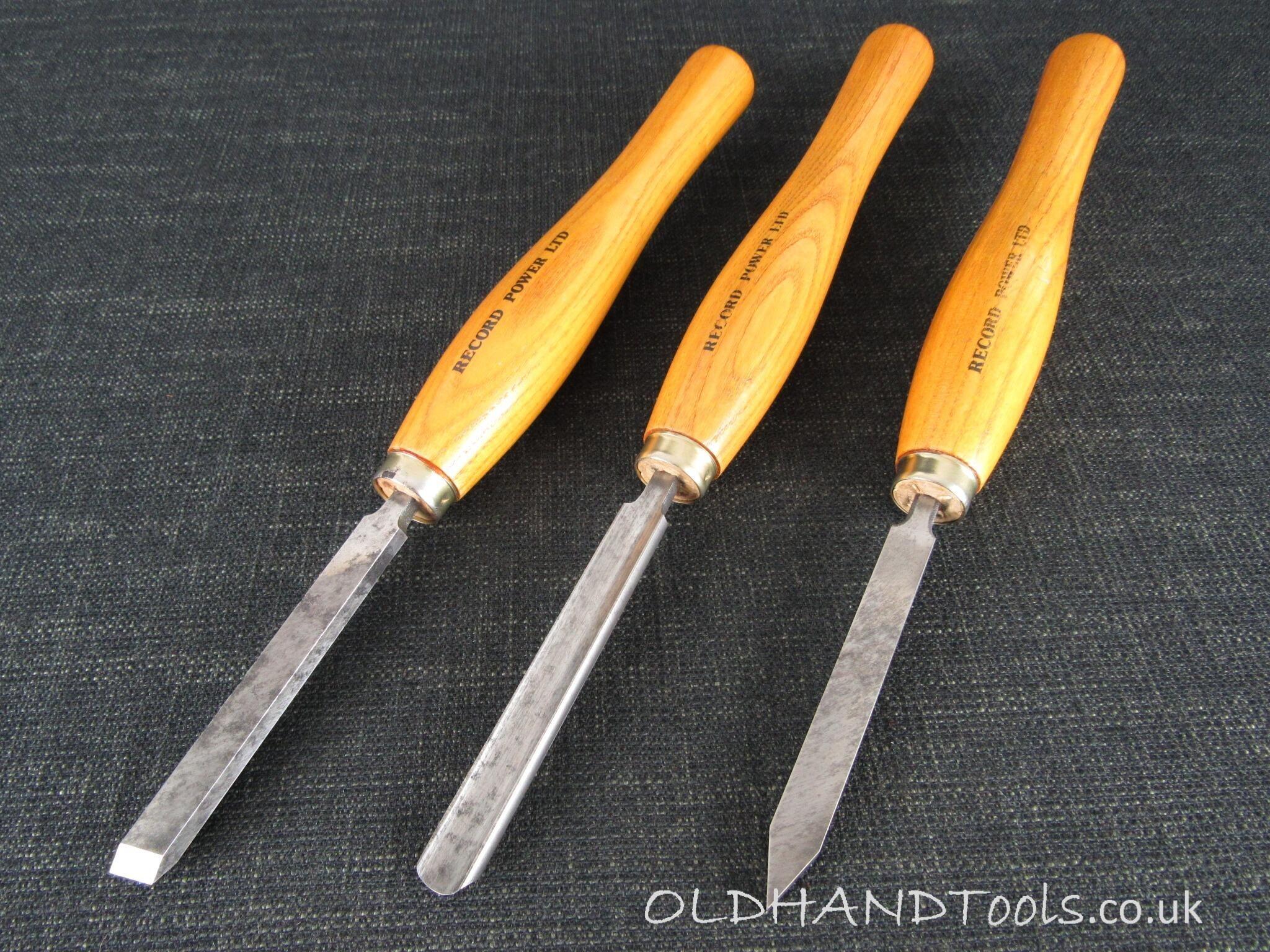 3 RECORD POWER Turning Tools *SOLD*