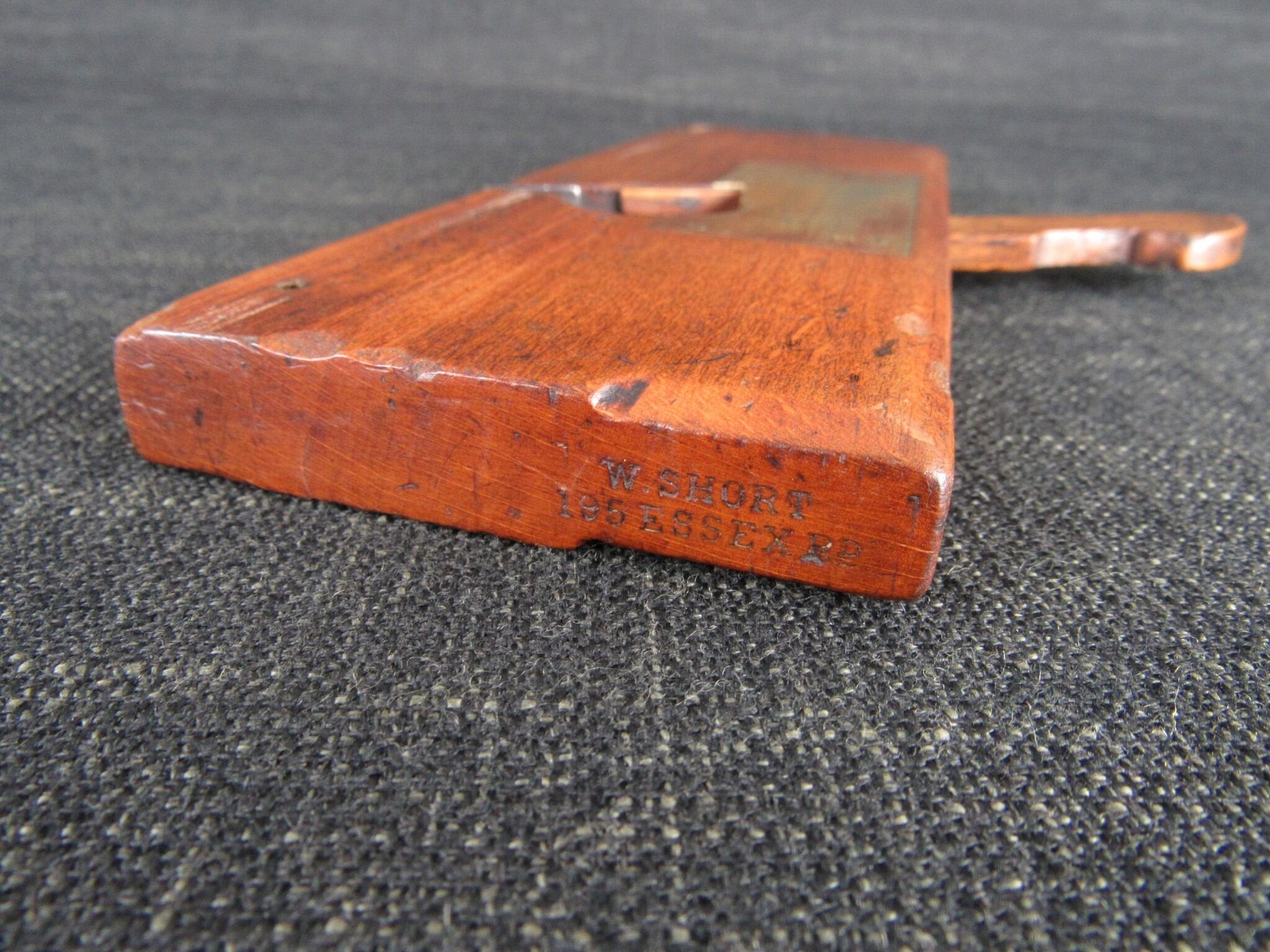 Unusual William SHORT Rebate Plane