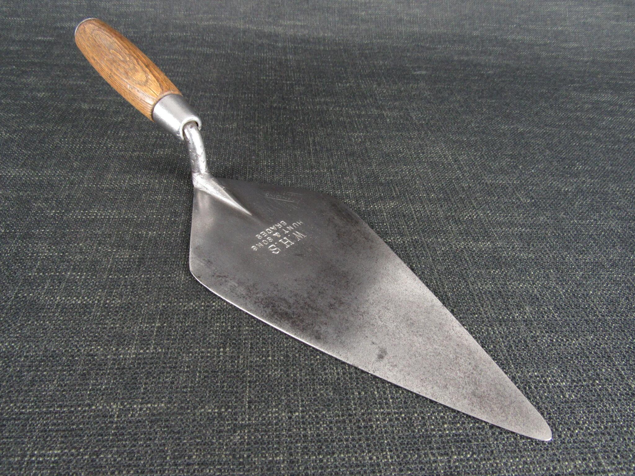 Vintage WHS BRADES 2031 Capped Bricklayers Trowel - 10 inch