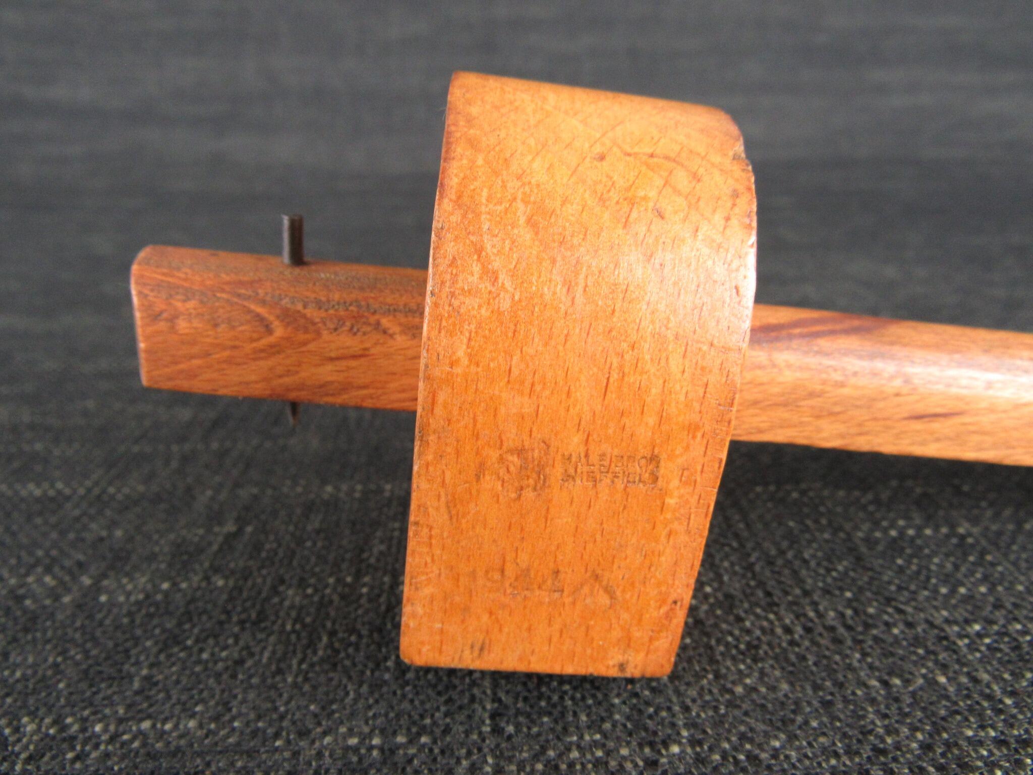 HALE BROS Wooden Marking Gauge with Broad Arrow mark