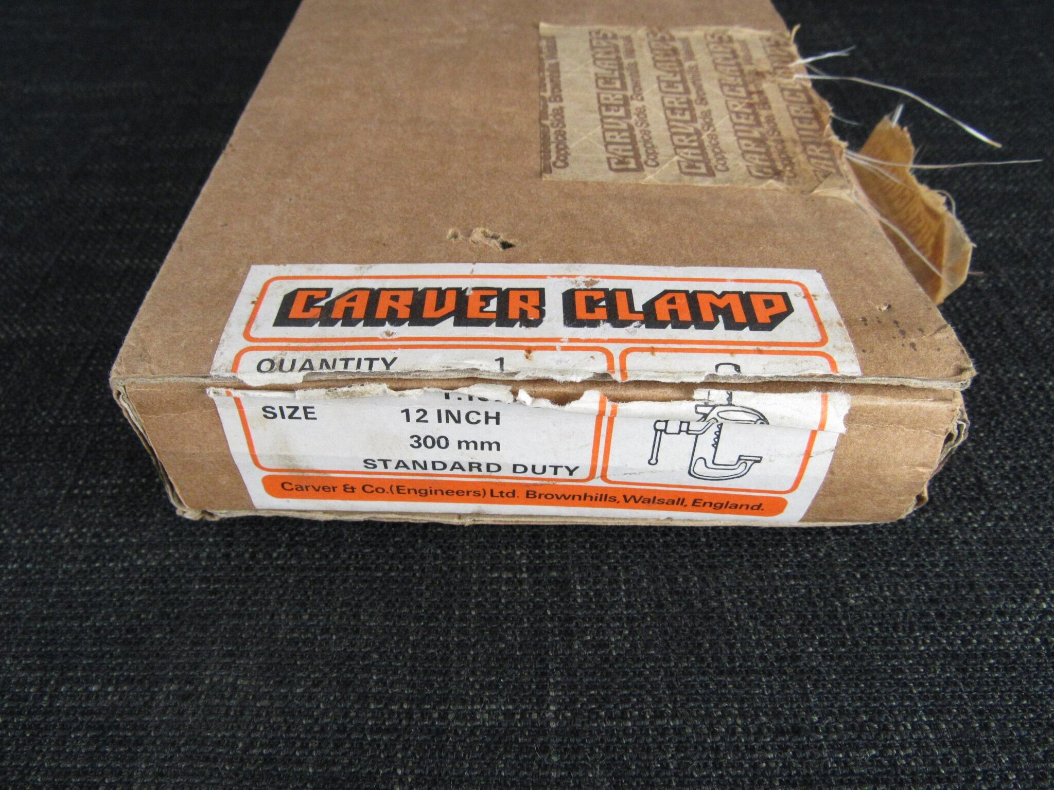 Unused 12 inch 300mm T186 CARVER Rack Clamp *SOLD*