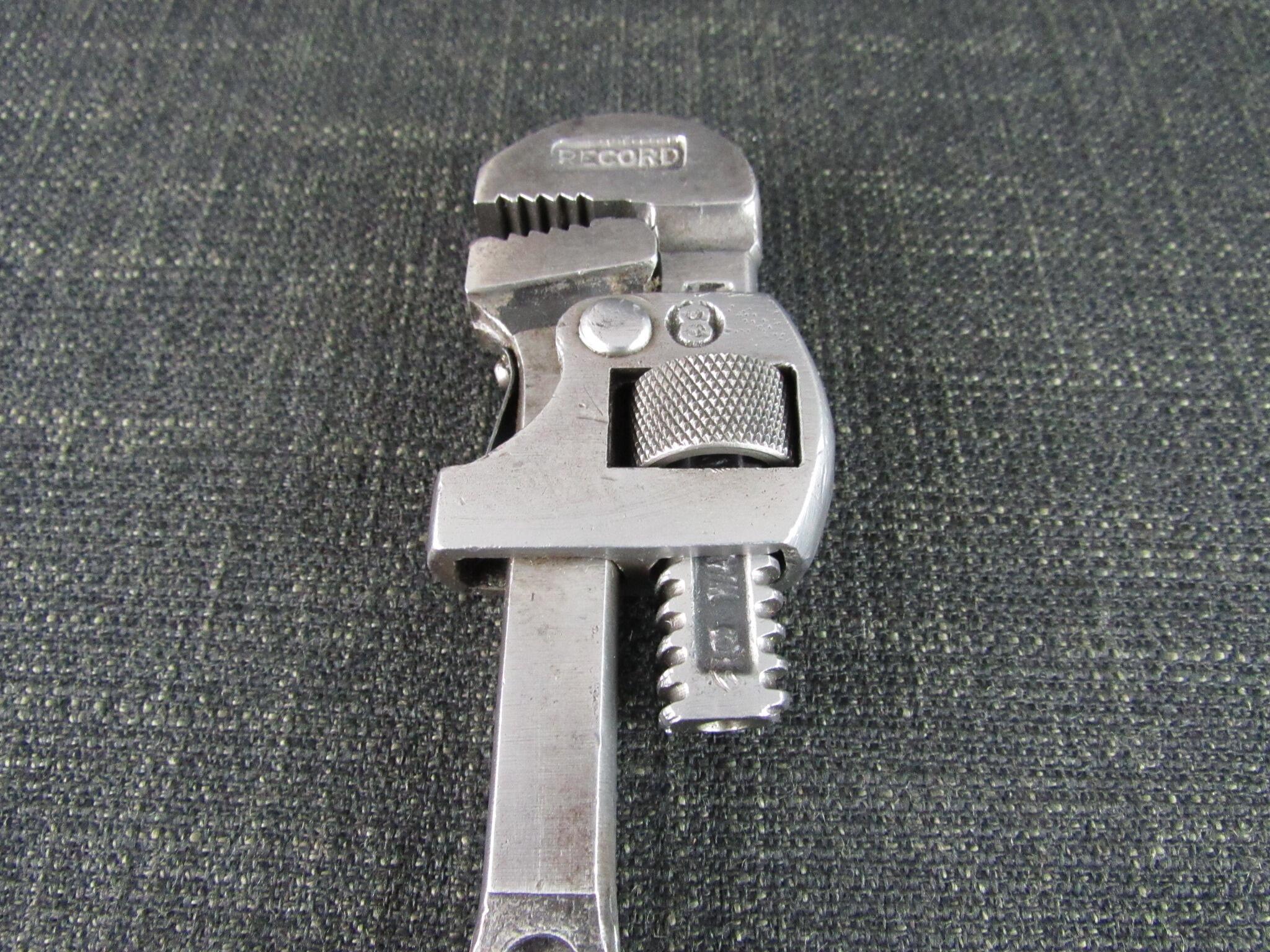 8 inch RECORD Stillson Wrench *SOLD*