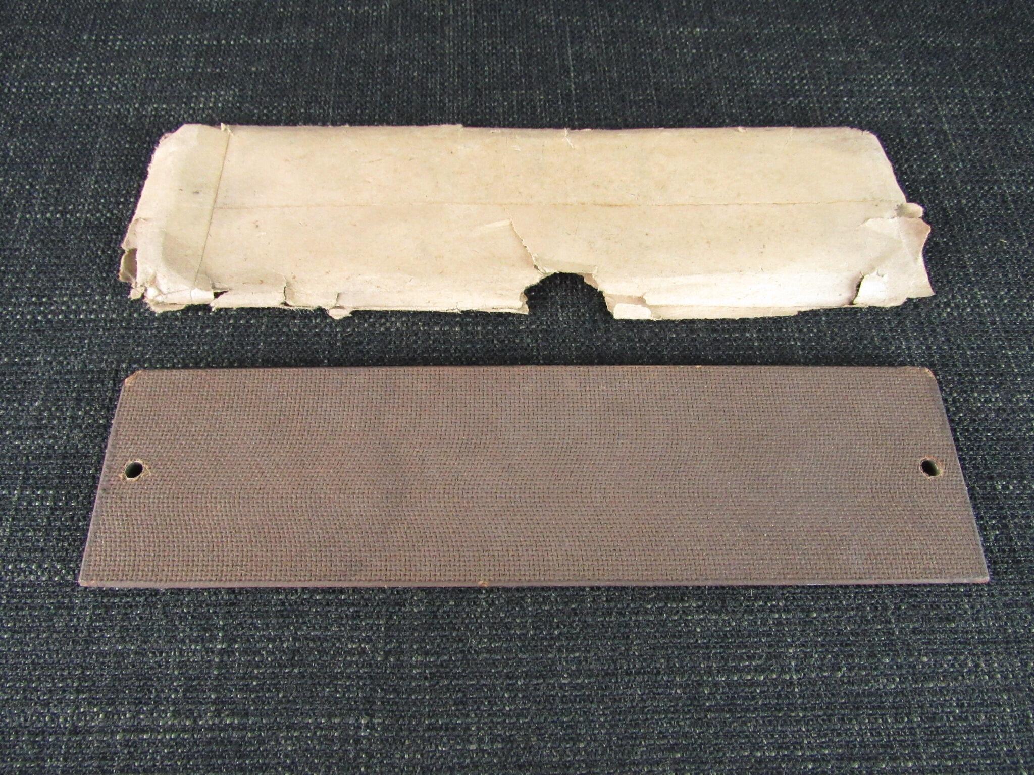 Vintage PRIVATE Name Plate by Murillo - Bronze Reproduction