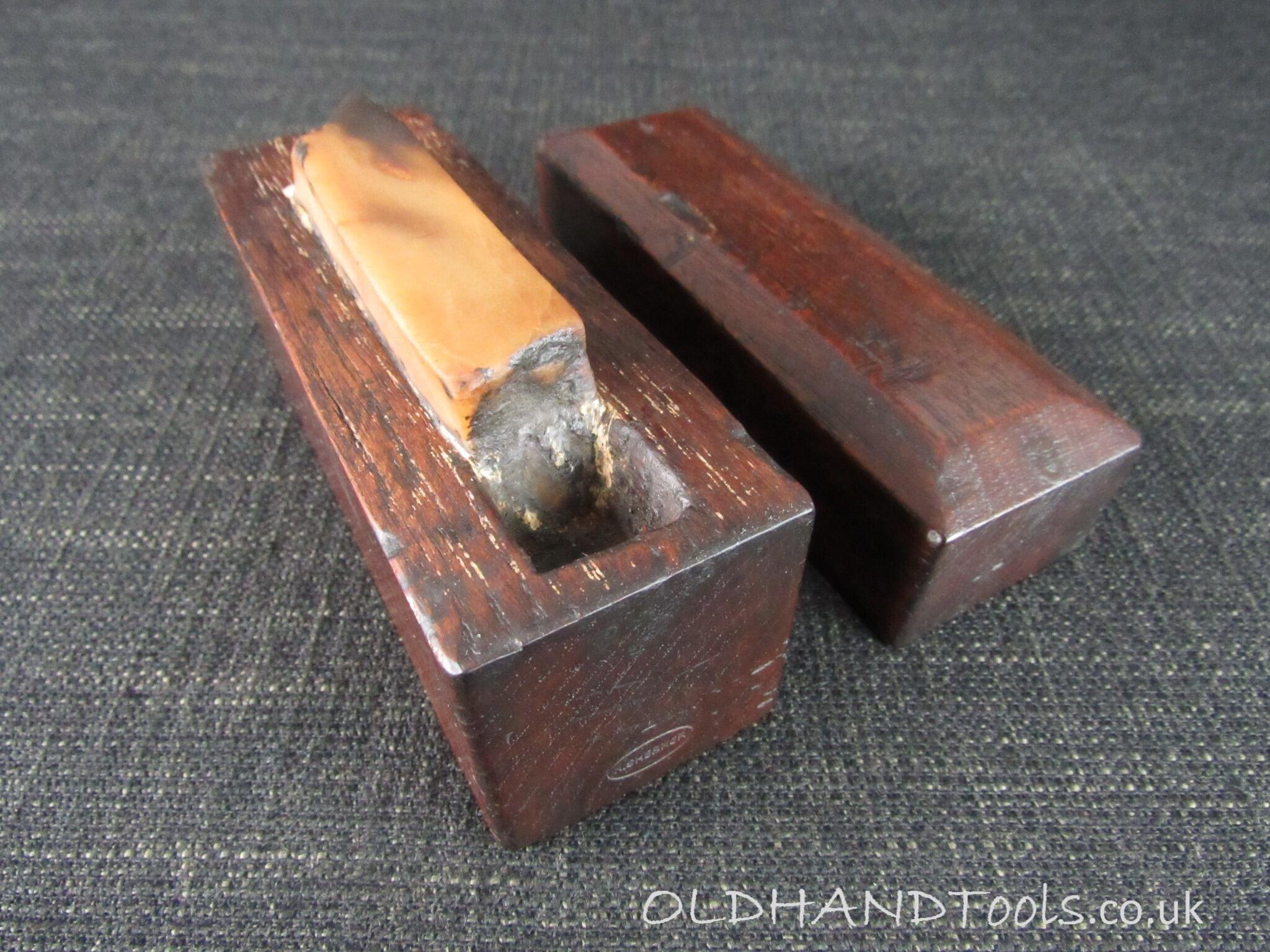 Boxed Small Vintage Translucent Oil Stone - Sharpening Stone