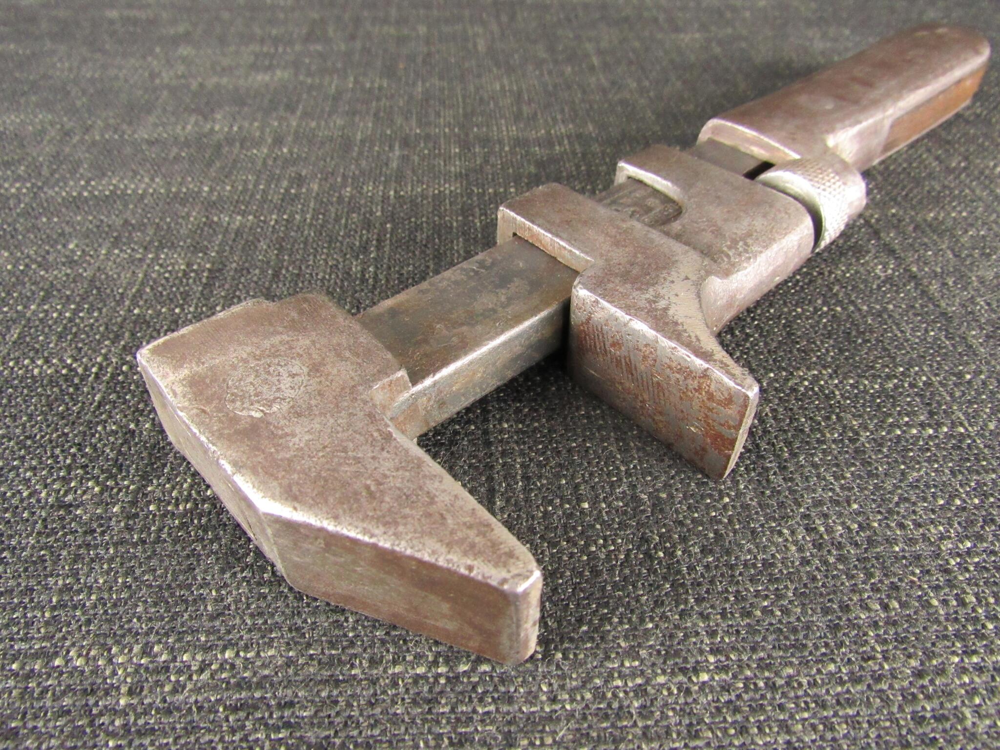 MARPLES Adjustable Wrench with Wood Core Handle *SOLD*